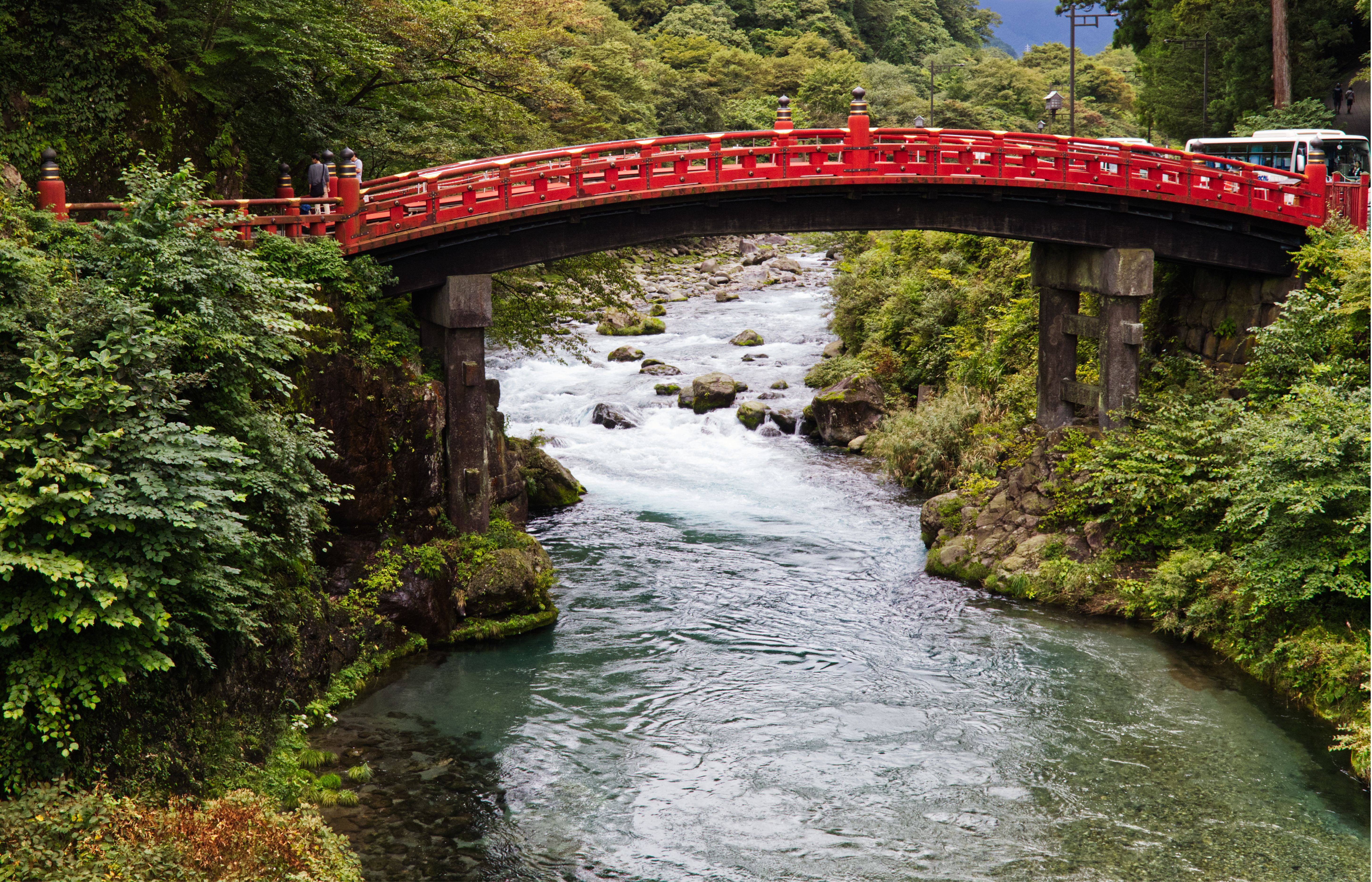 Scenic View of Shinkyo Bridge in Nikko, Japan · Free Stock Photo