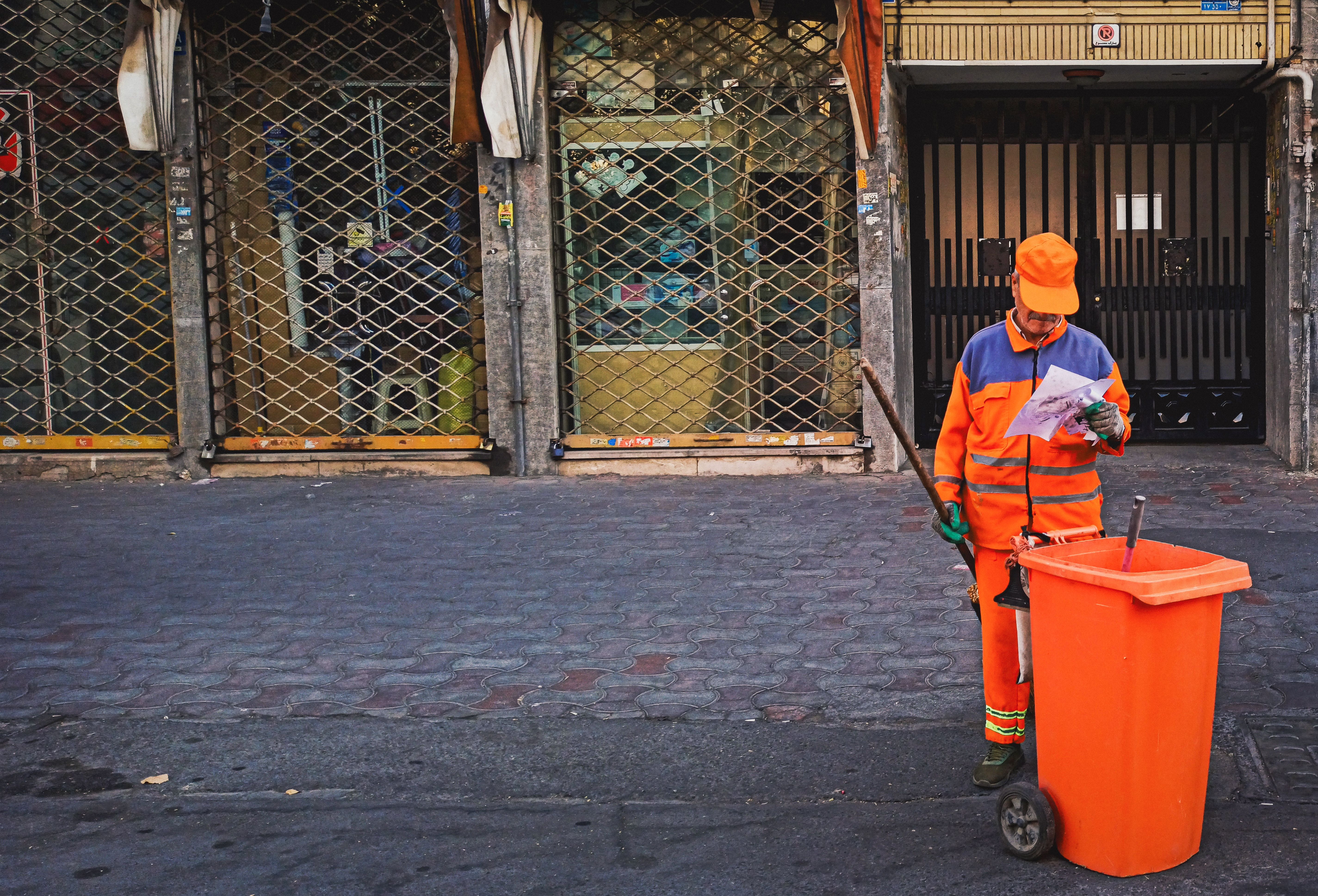 Urban Street Cleaner During Daytime in Tehran · Free Stock Photo