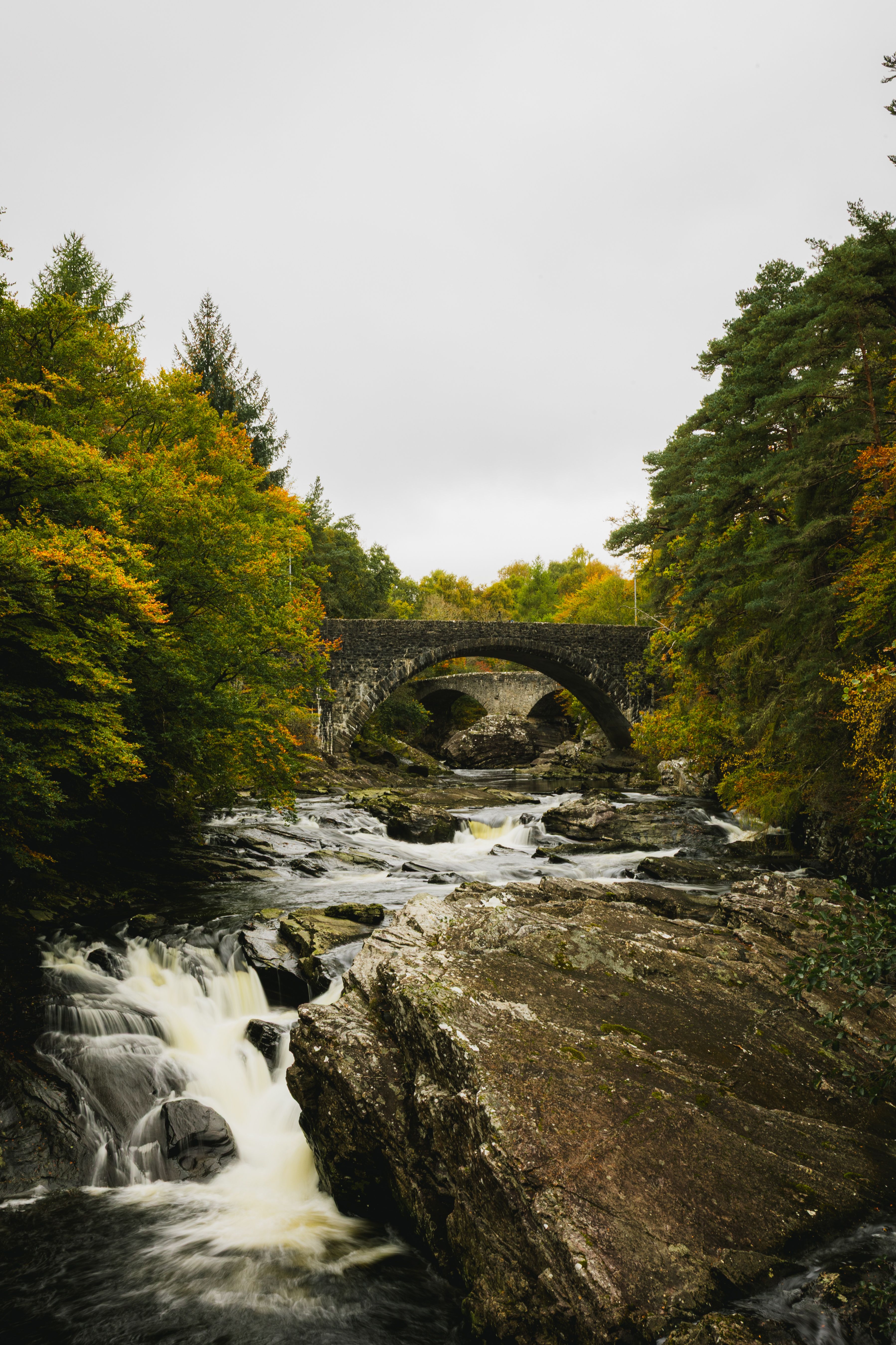 Scenic Autumn Bridge in Scottish Highlands · Free Stock Photo