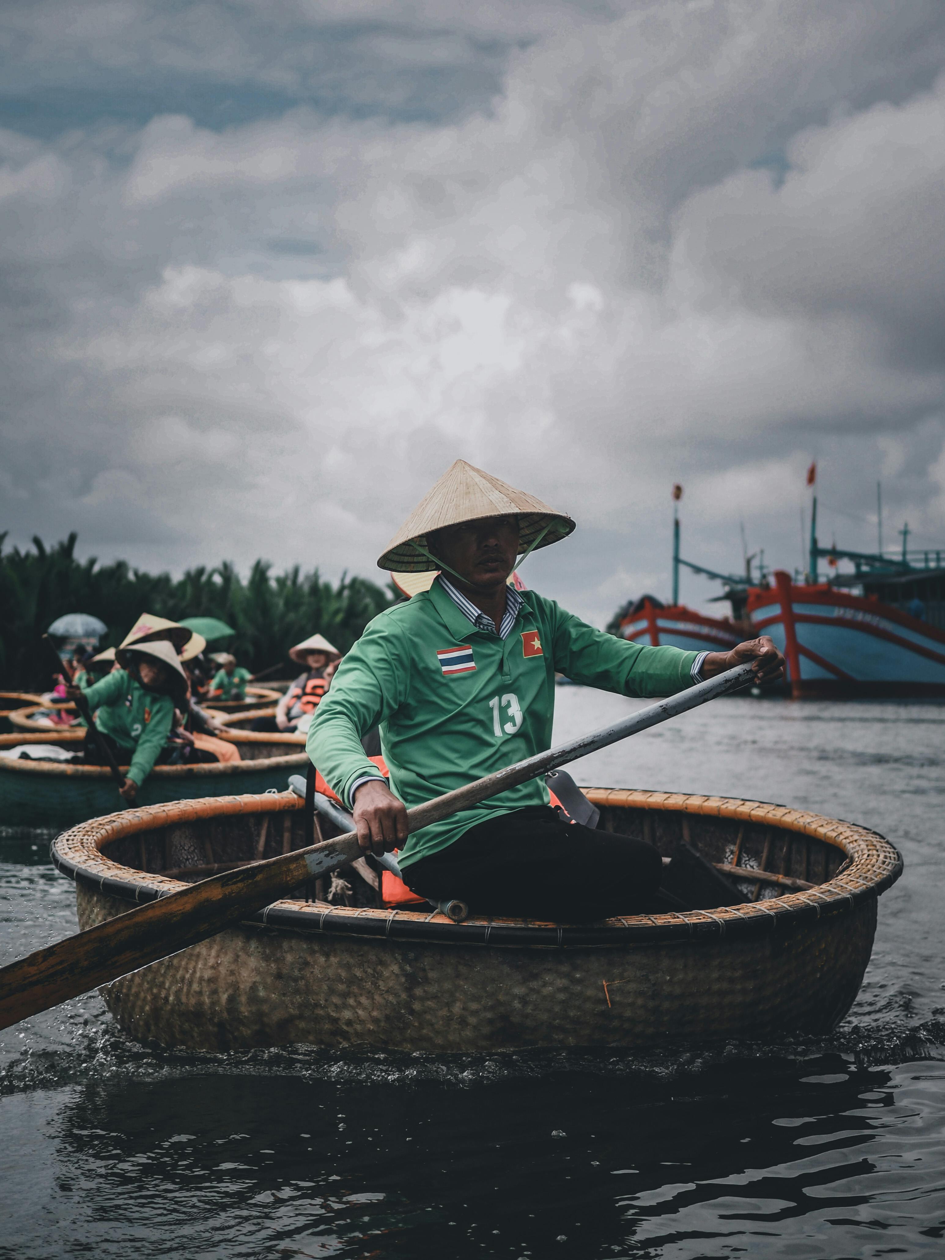 Photo Of Man Rowing Boat · Free Stock Photo