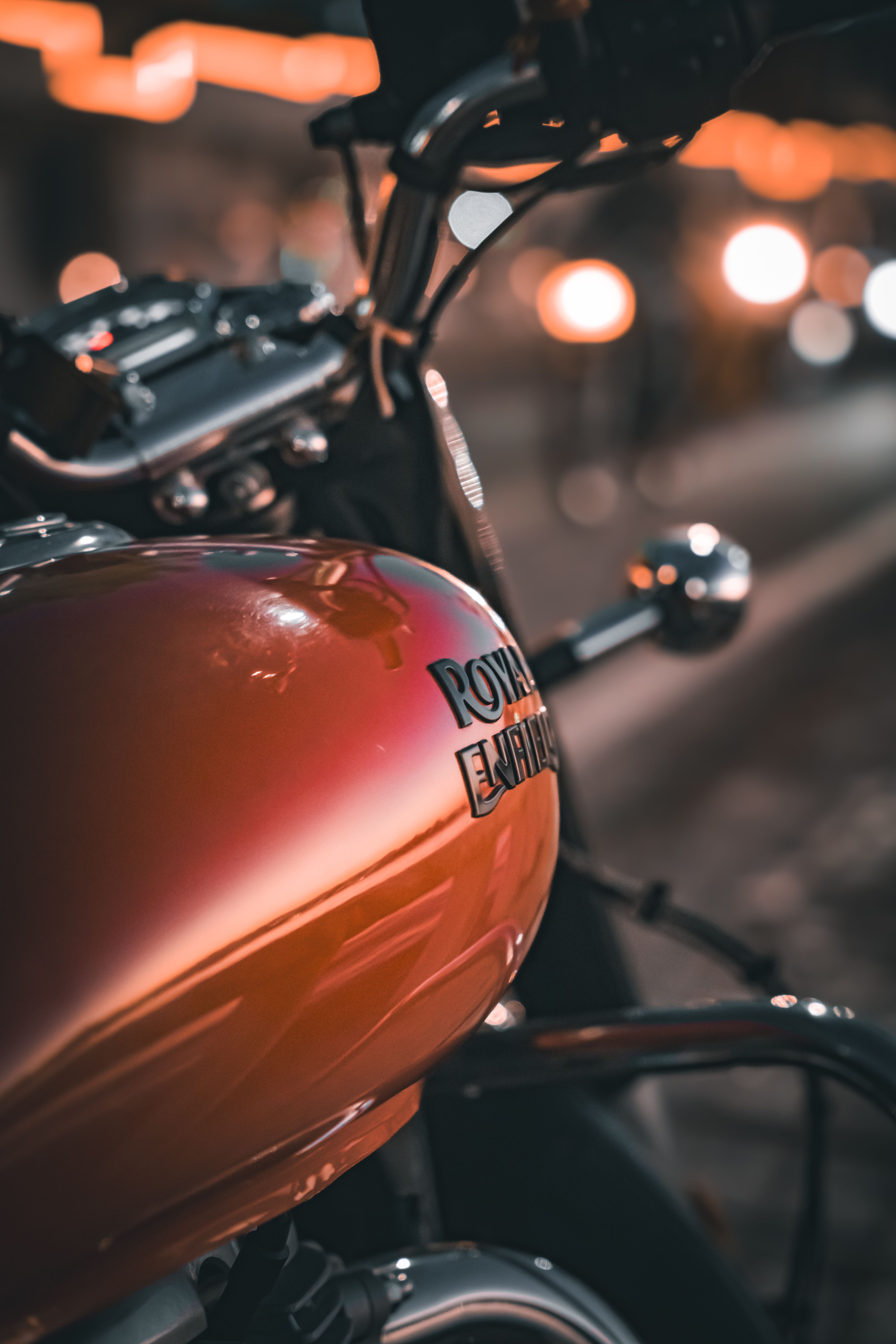 Night Ride on a Motorcycle Under City Lights · Free Stock Photo