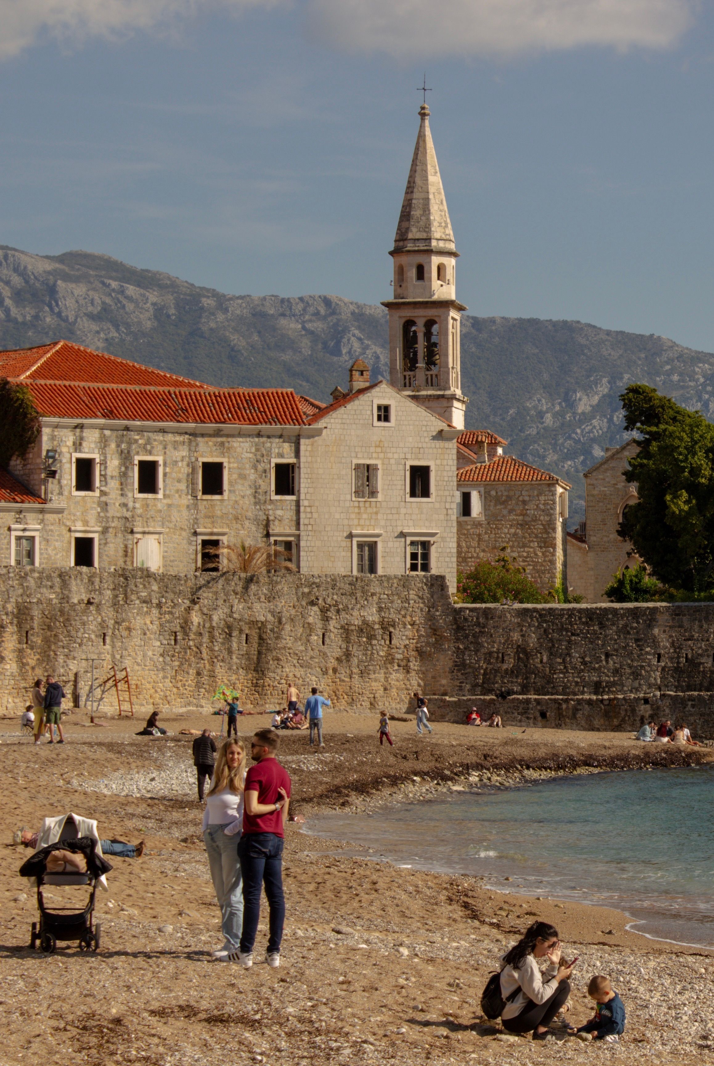 Seaside View of Historic Buildings in Montenegro · Free Stock Photo