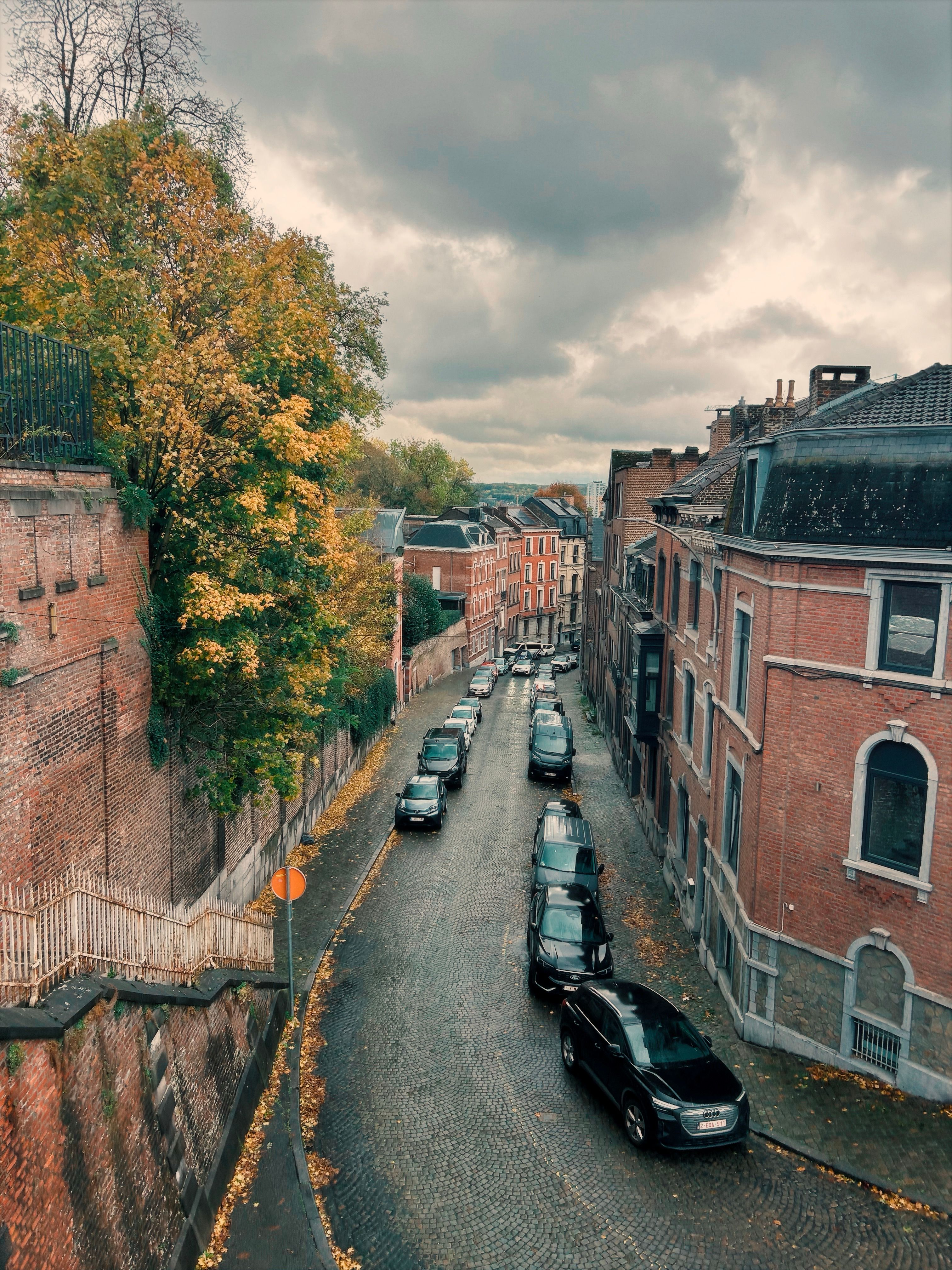 Charming Street in Historical Liège, Belgium · Free Stock Photo