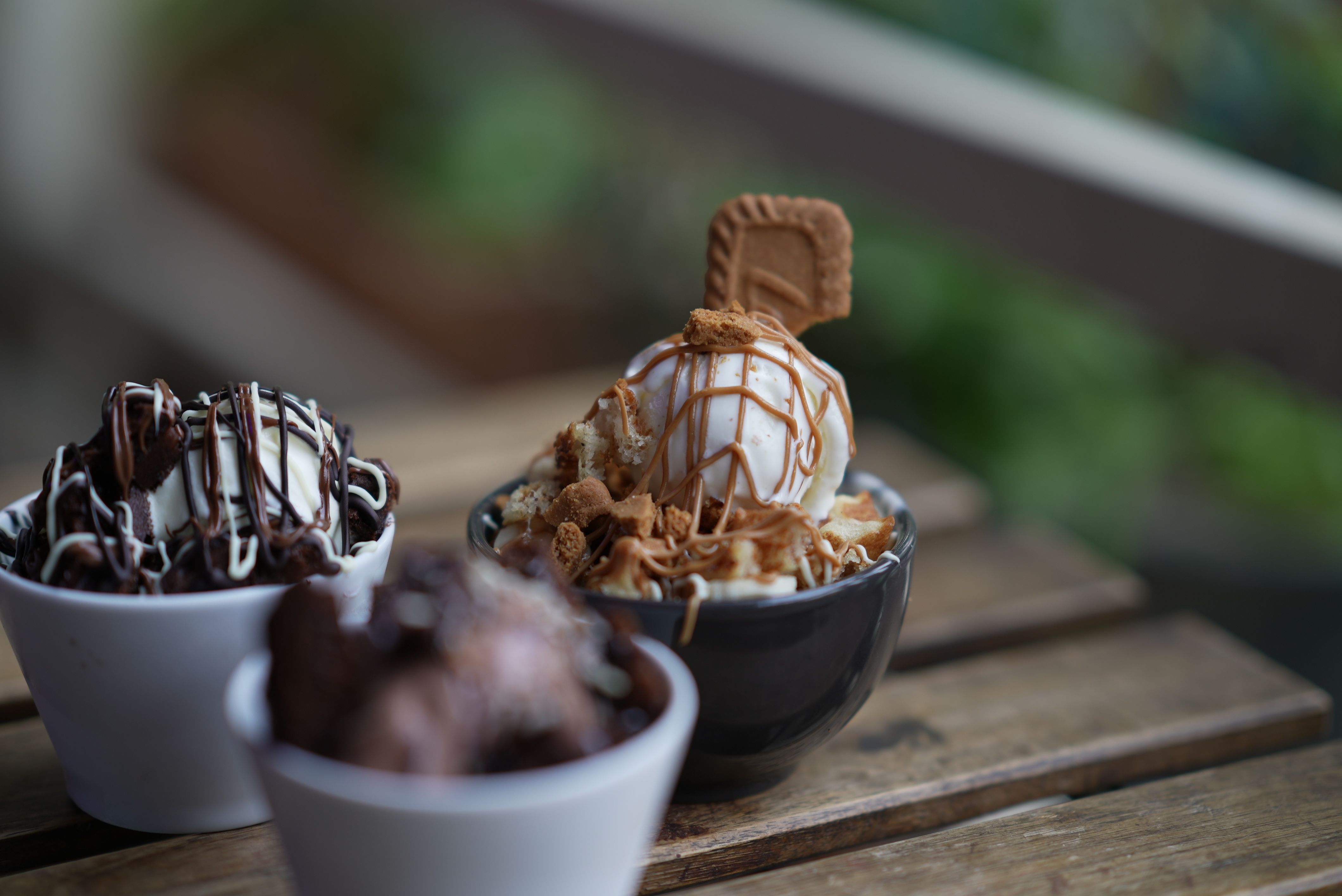 Delicious Ice Cream Desserts in Bowls · Free Stock Photo