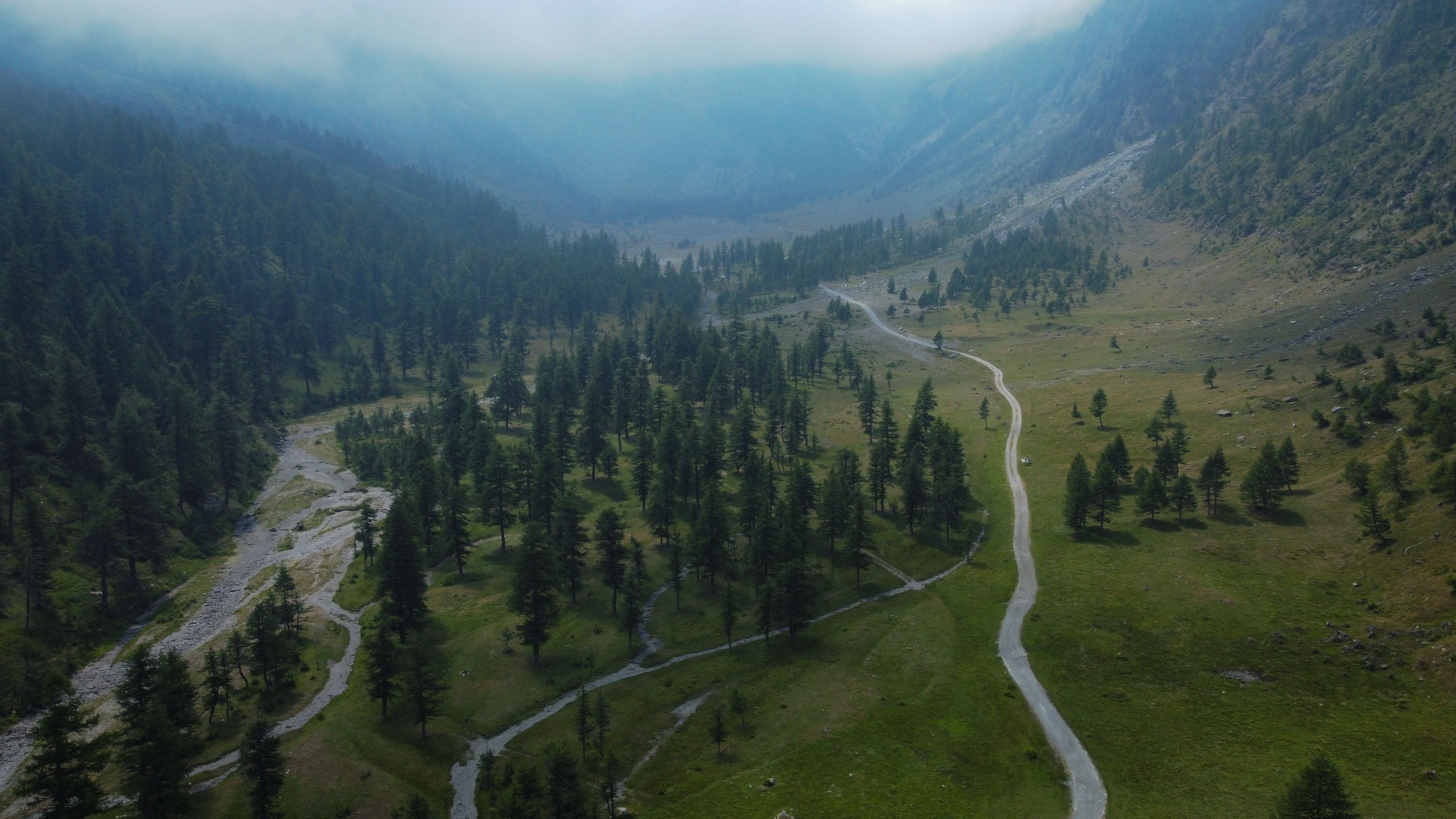 Breathtaking Aerial View of Piemonte Valley · Free Stock Photo