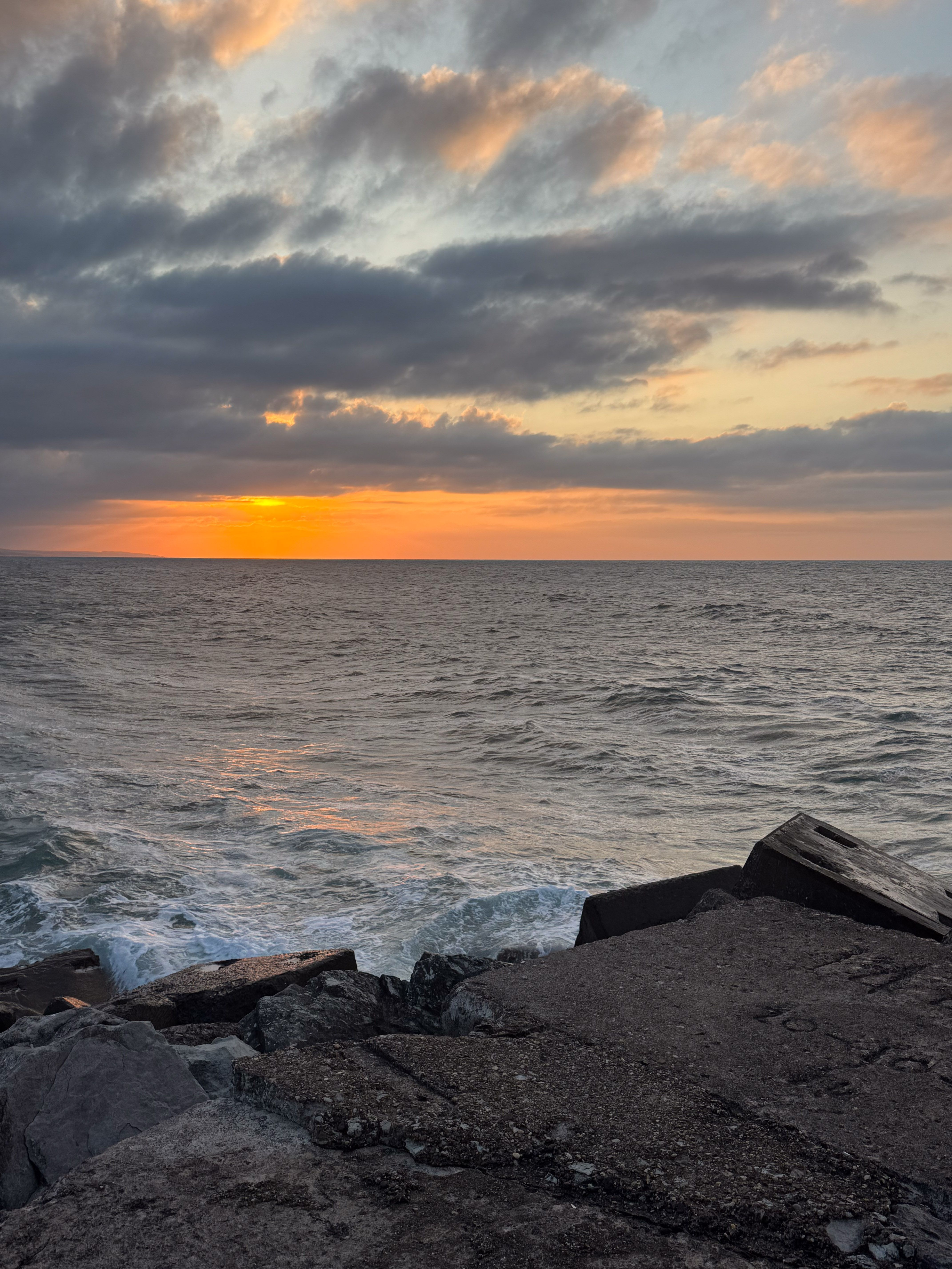 Calm Sea Waves And Sunset Photos, Download The BEST Free Calm Sea Waves ...