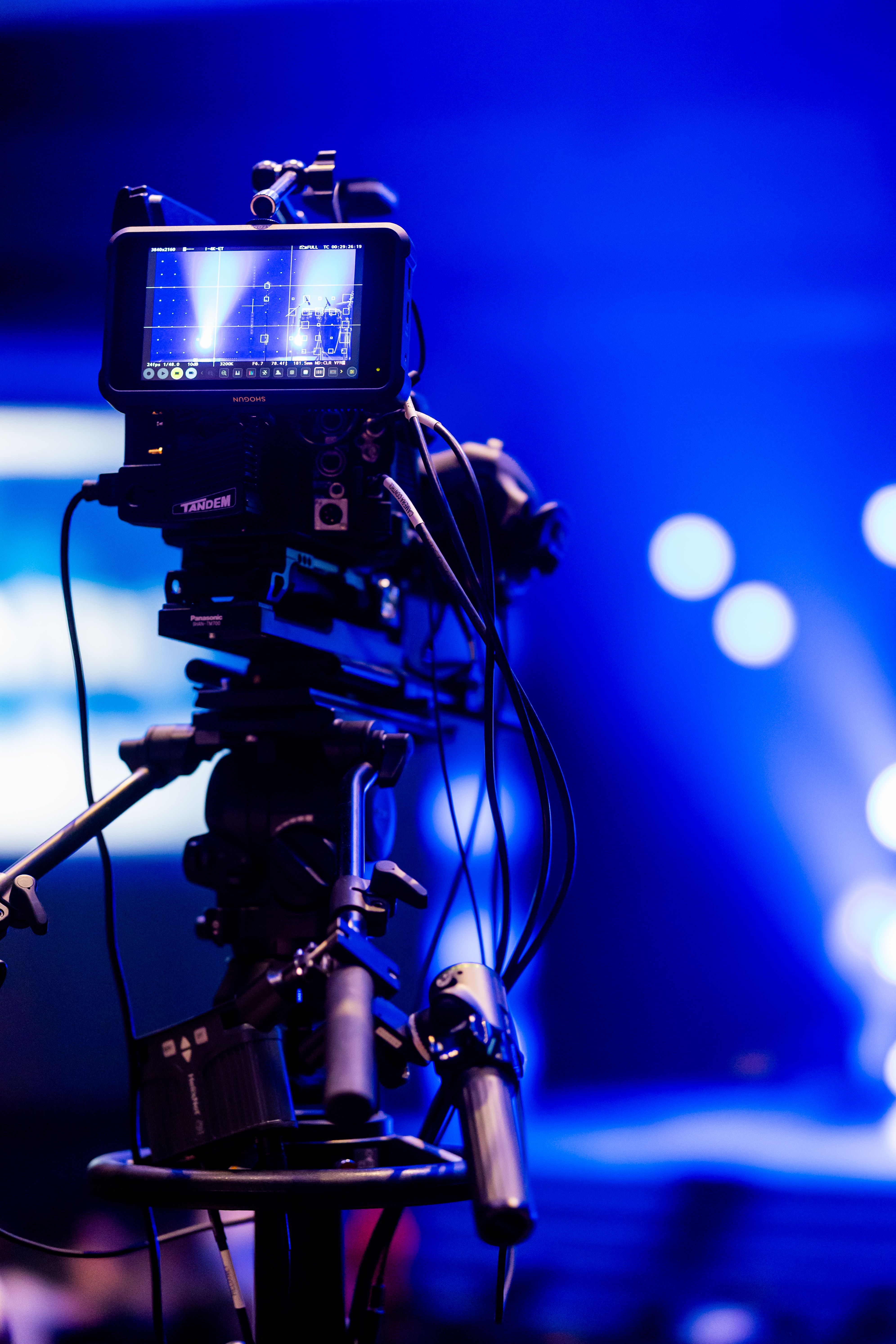 Black Video Camera Turned on · Free Stock Photo