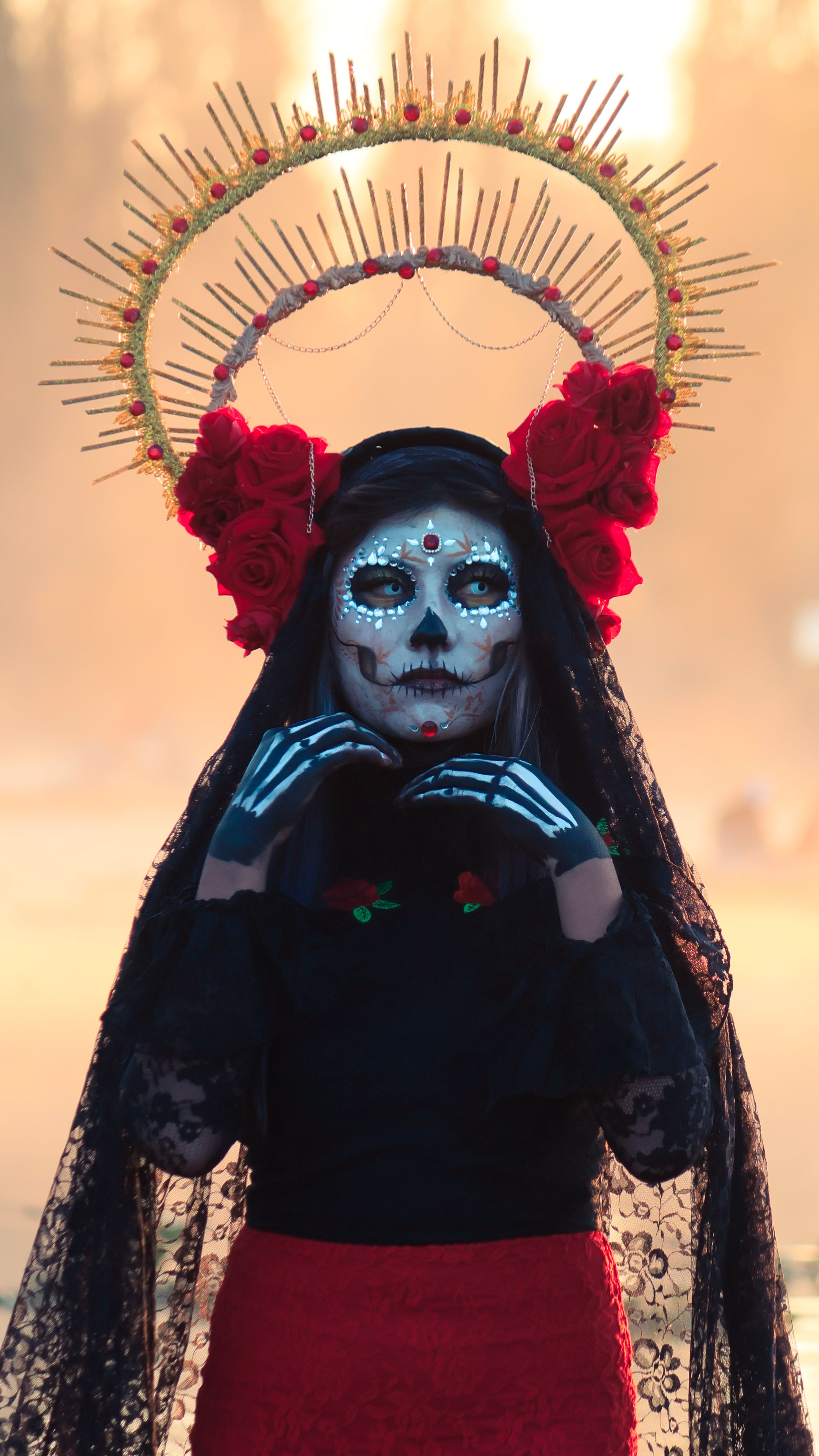 Día De Muertos Catrina Em Xochimilco, Cdmx · Foto profissional gratuita