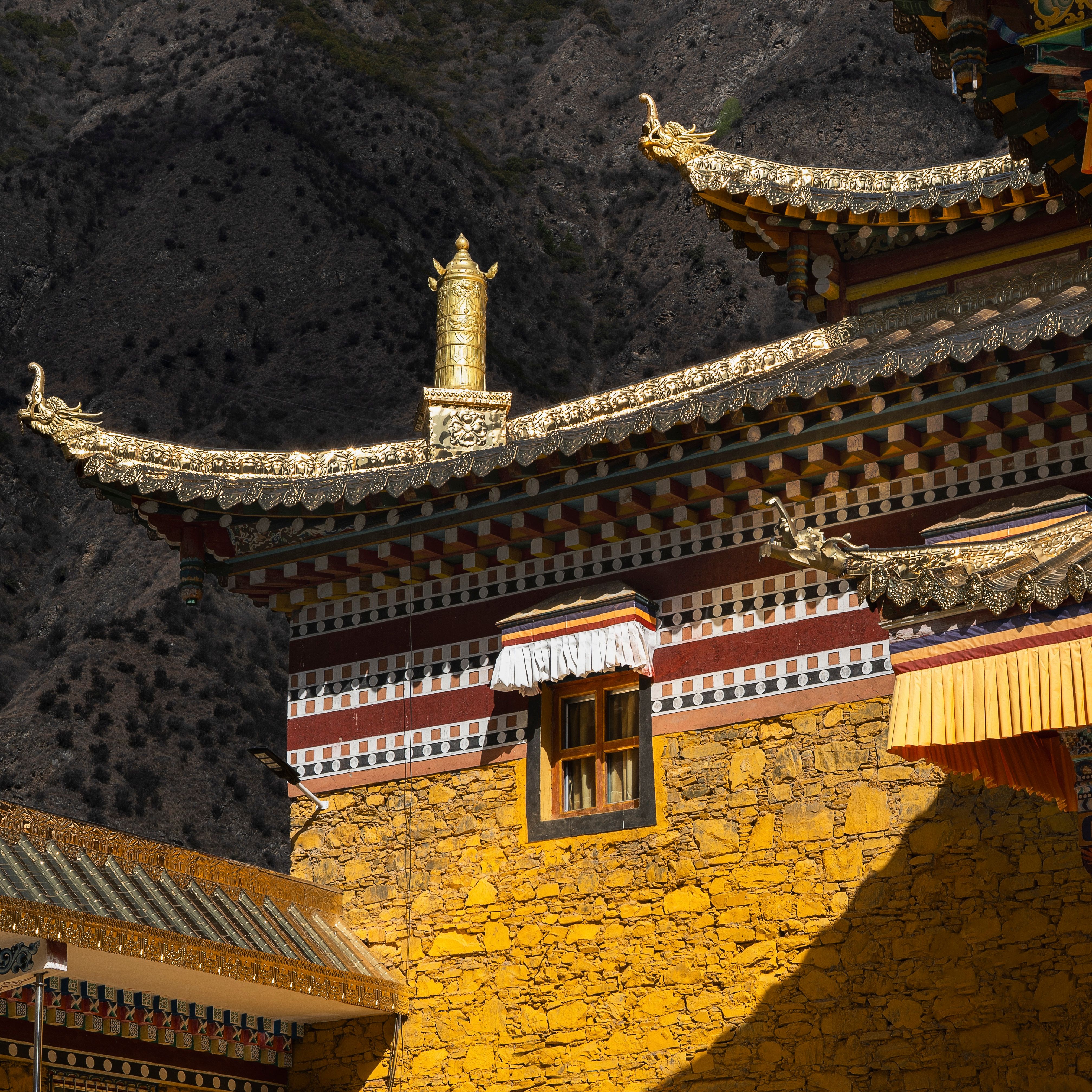 Traditional Asian Temple Architecture in Mountains · Free Stock Photo