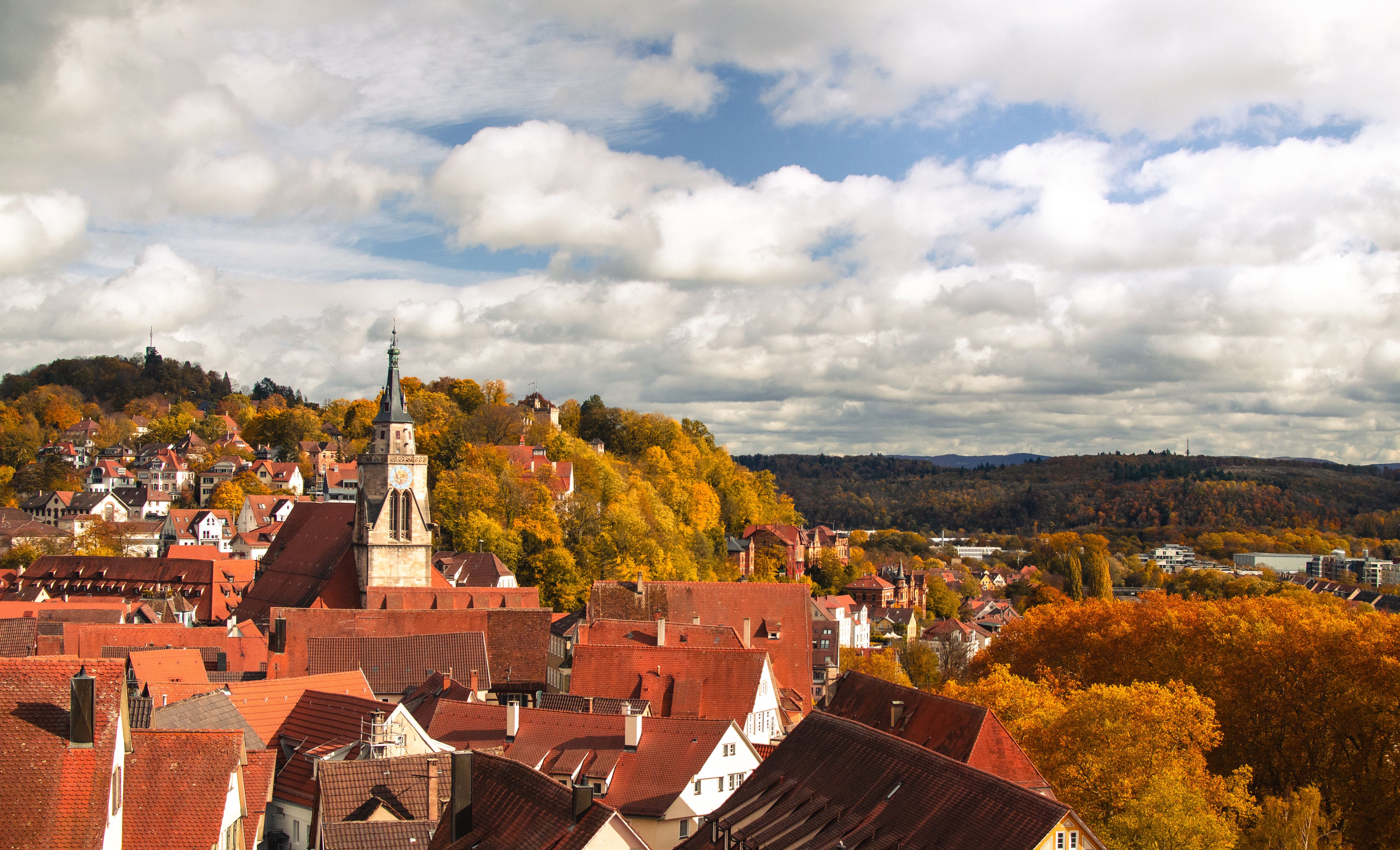 Charming European Town in Autumn Colors · Free Stock Photo