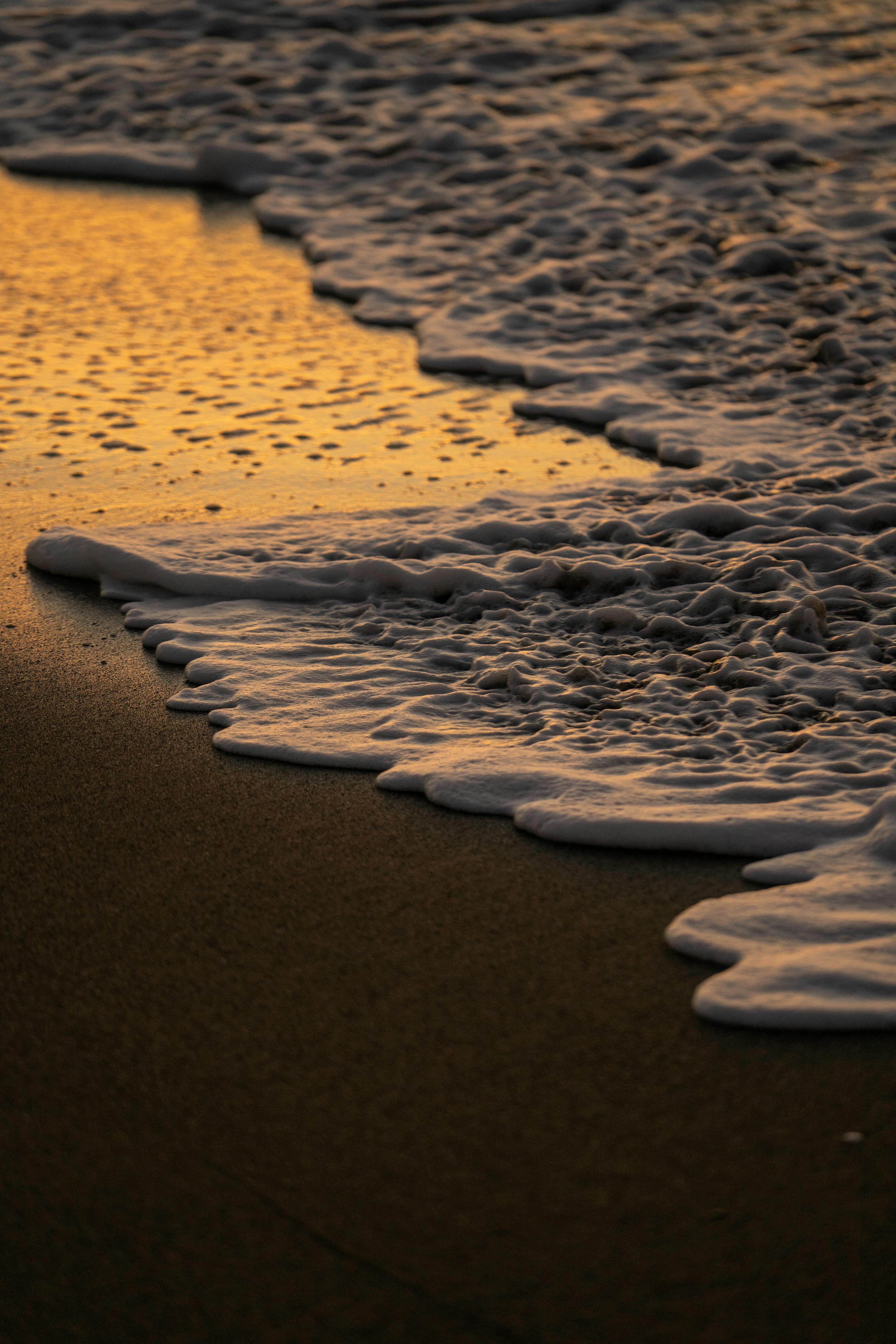 Calm Sea Waves And Sunset Photos, Download The BEST Free Calm Sea Waves ...