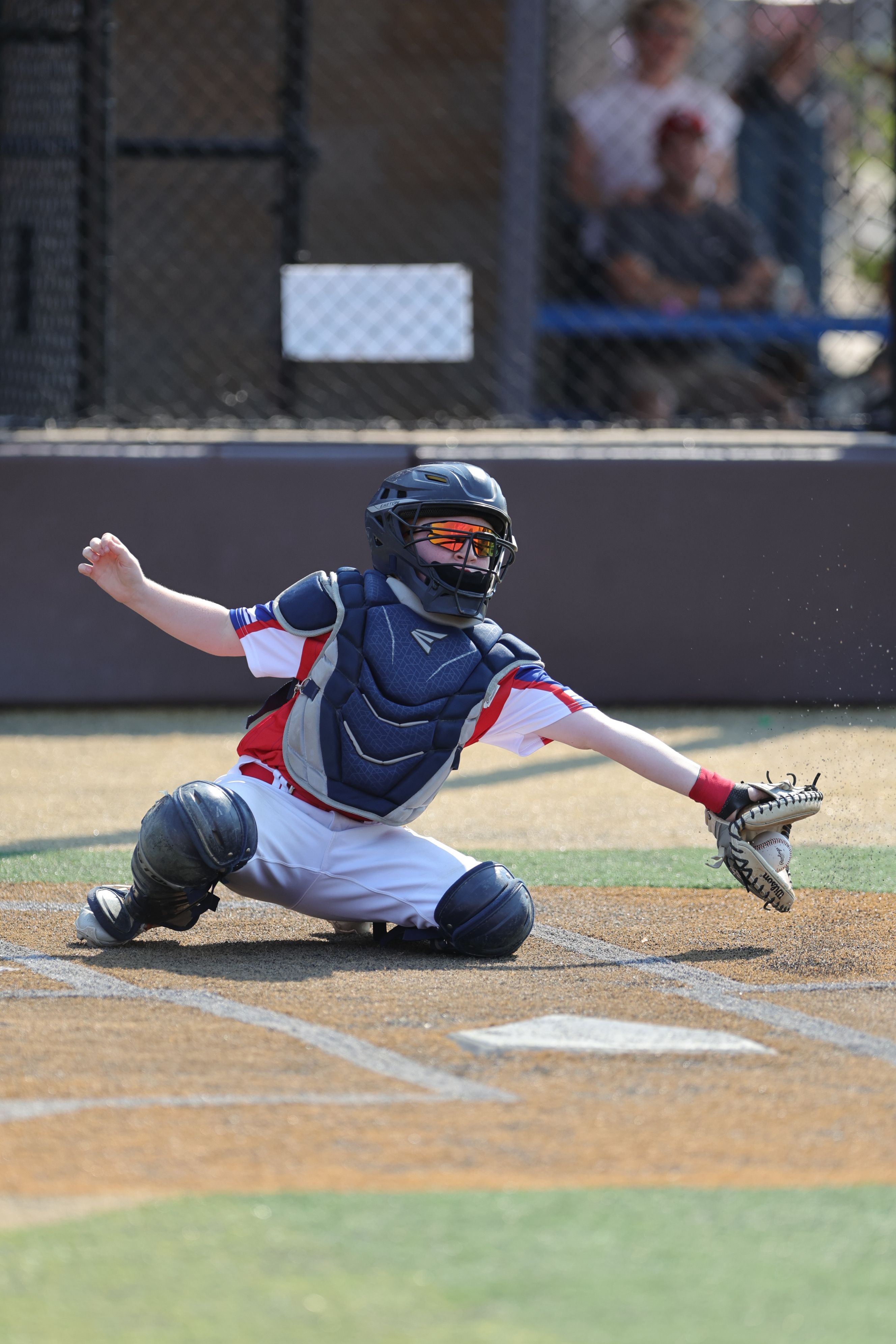 Male Baseball Player in Wolves 9 Jersey Sliding in Front of Male in ...