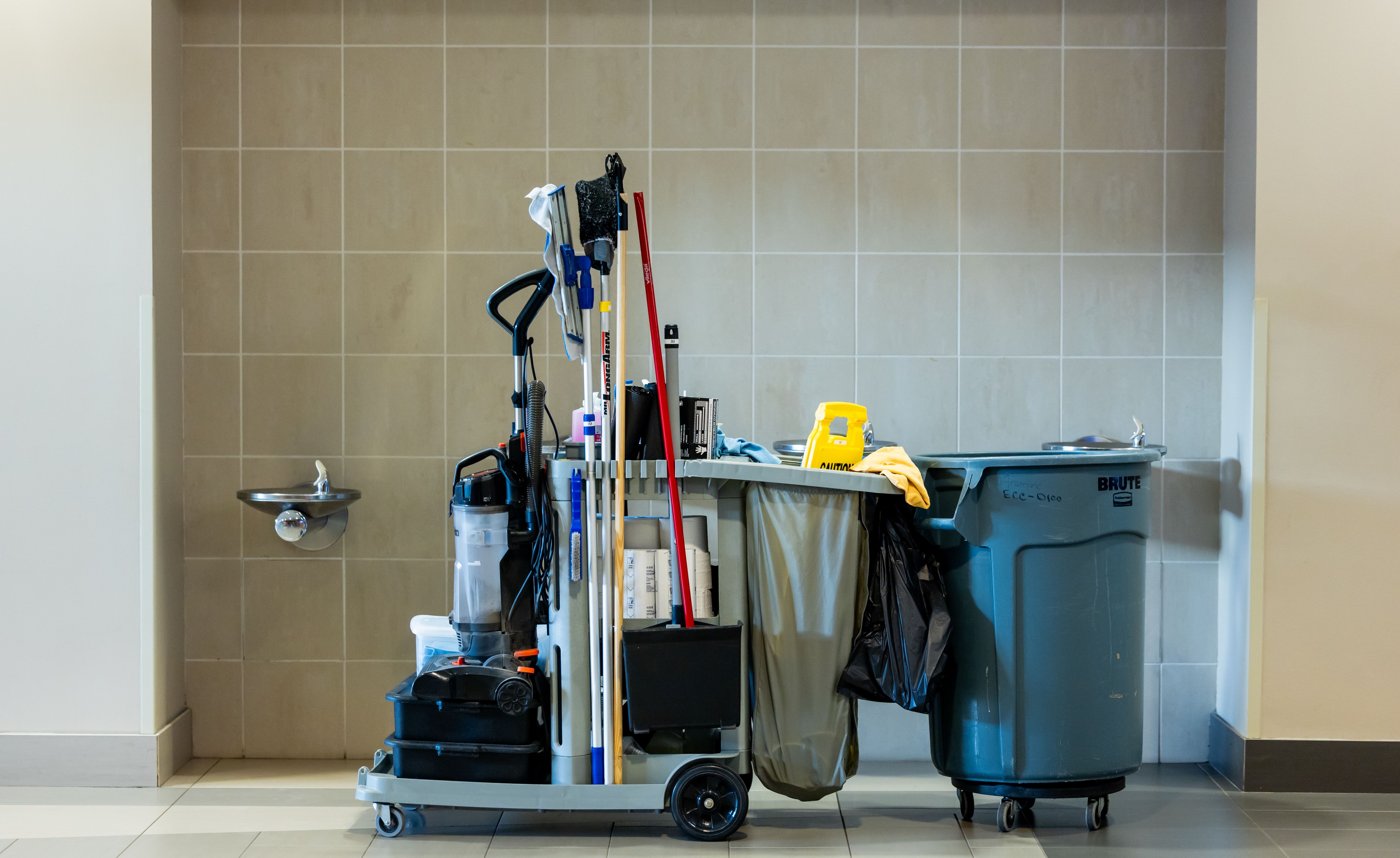 Professional Cleaning Supplies in Indoor Setting · Free Stock Photo