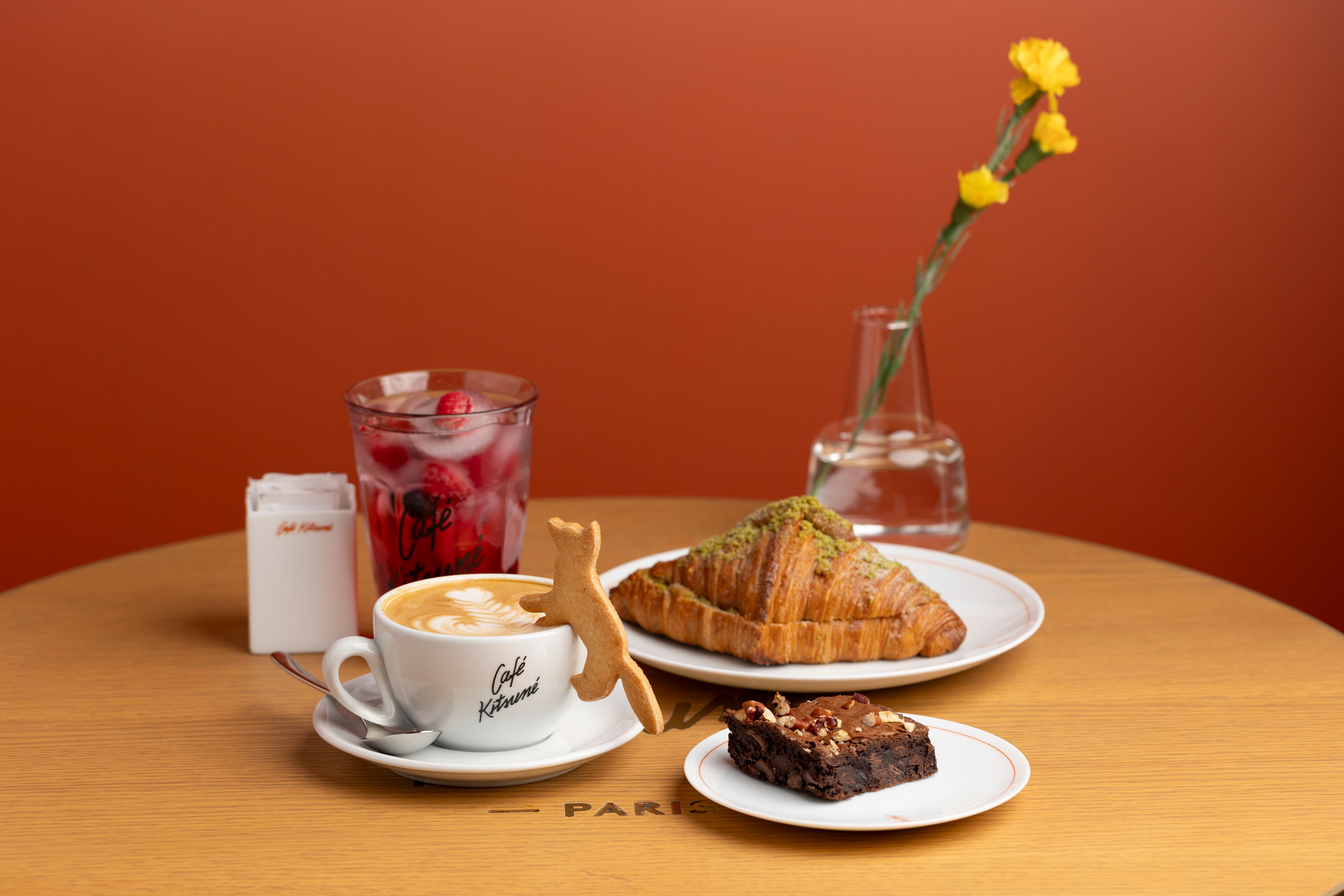 Delicious French Café Breakfast with Pastries · Free Stock Photo