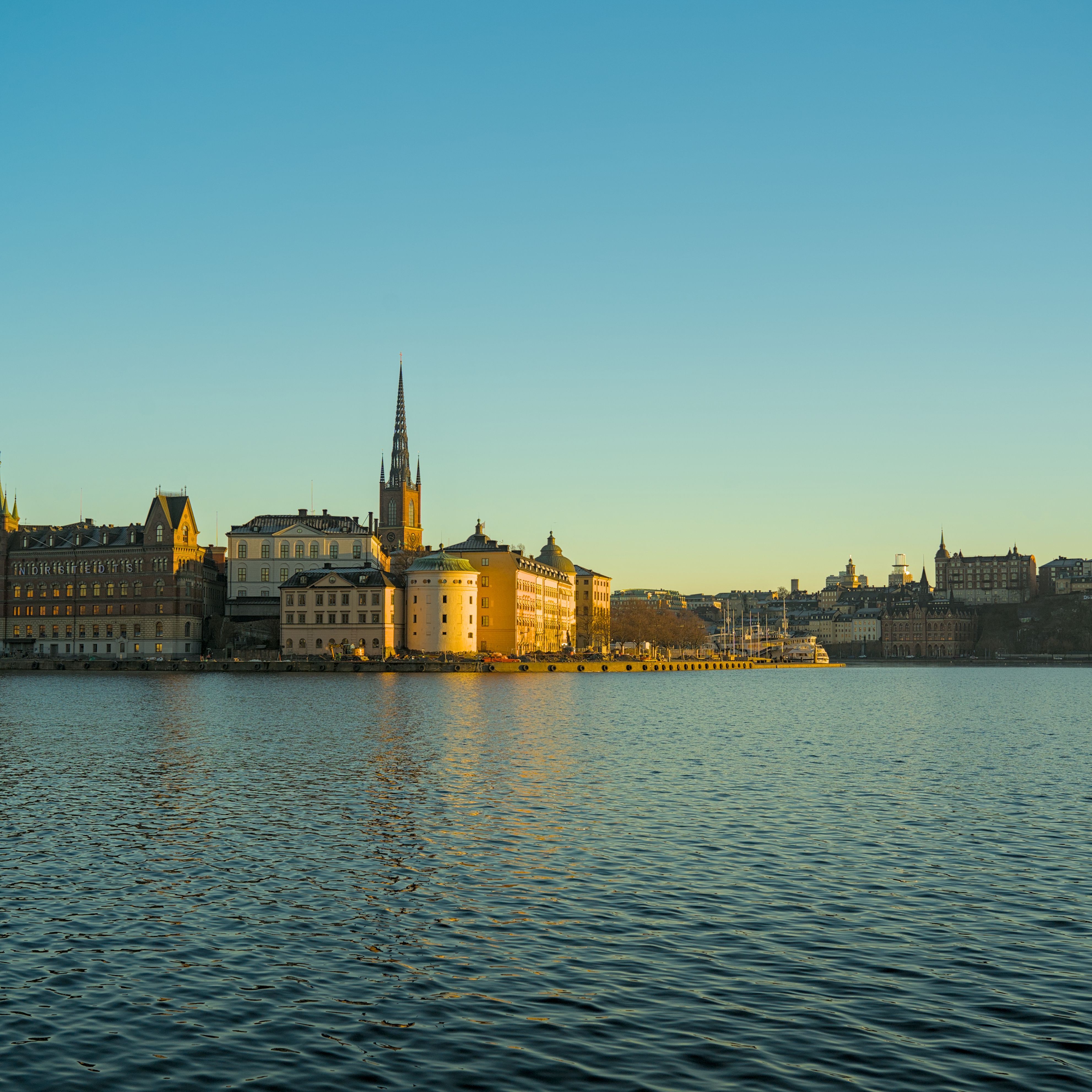 Scenic View of Gamla Stan in Stockholm at Sunset · Free Stock Photo