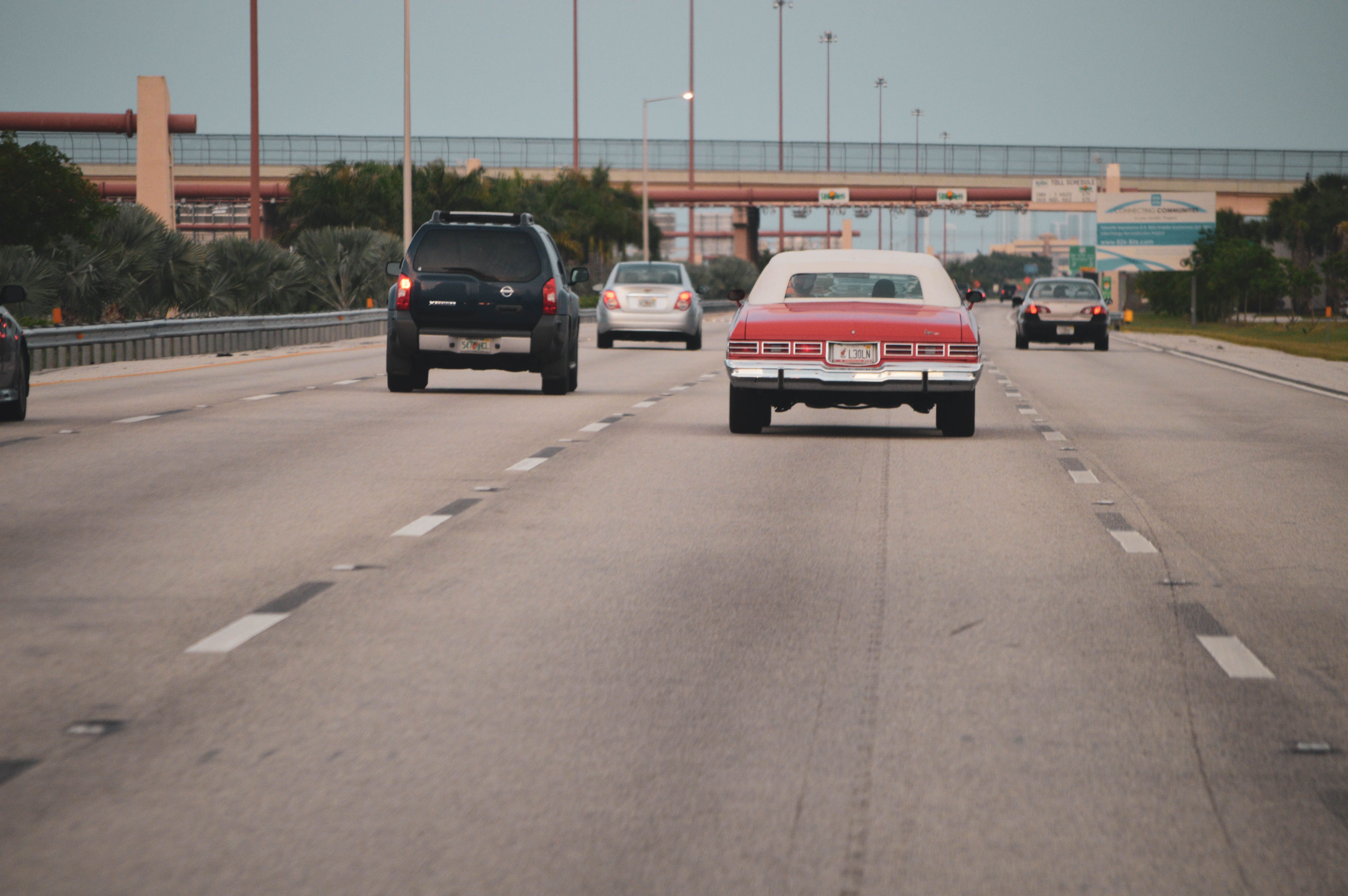 Cars on Miami Highway during Daytime · Free Stock Photo