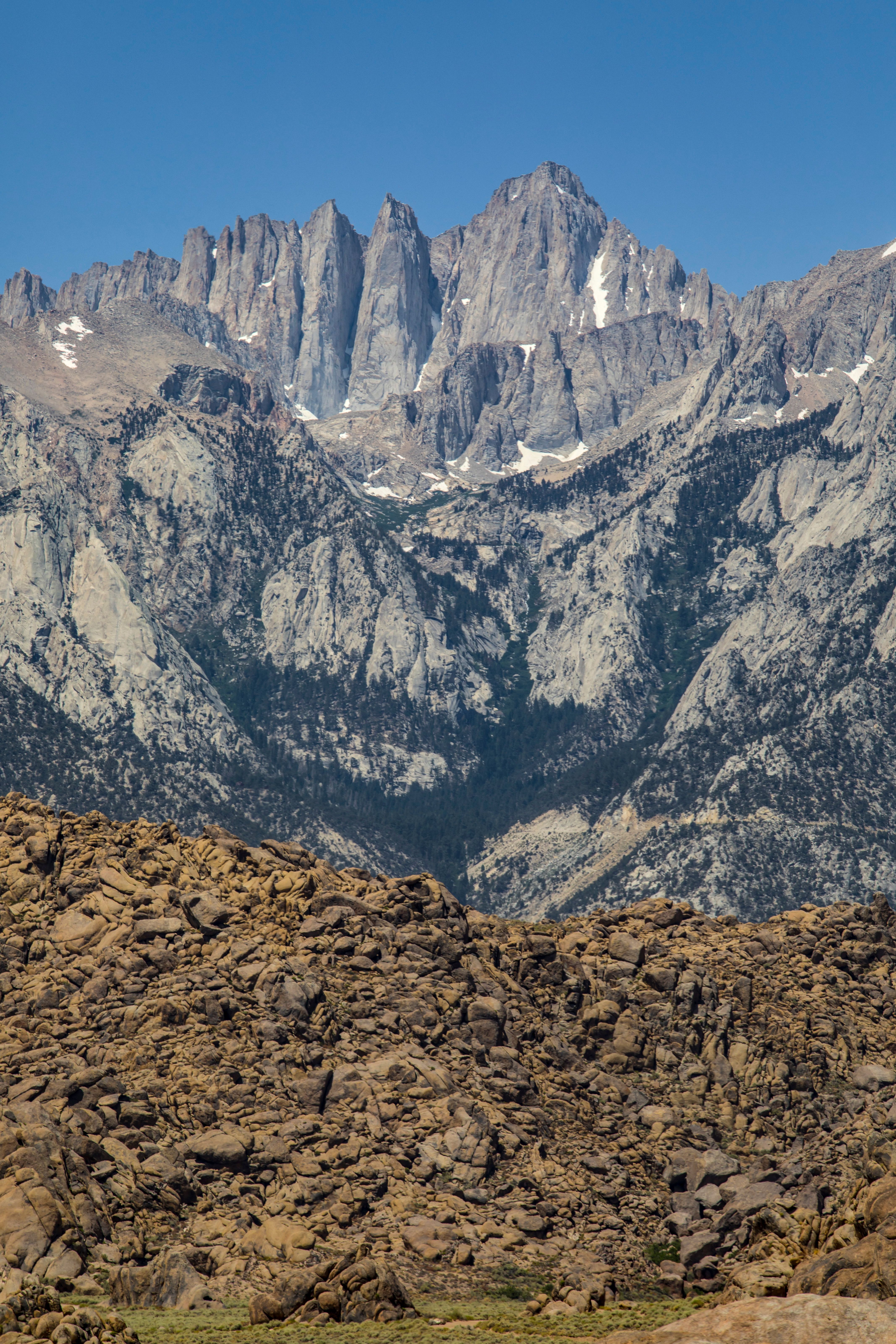 Majestic View of Mount Whitney Peaks · Free Stock Photo