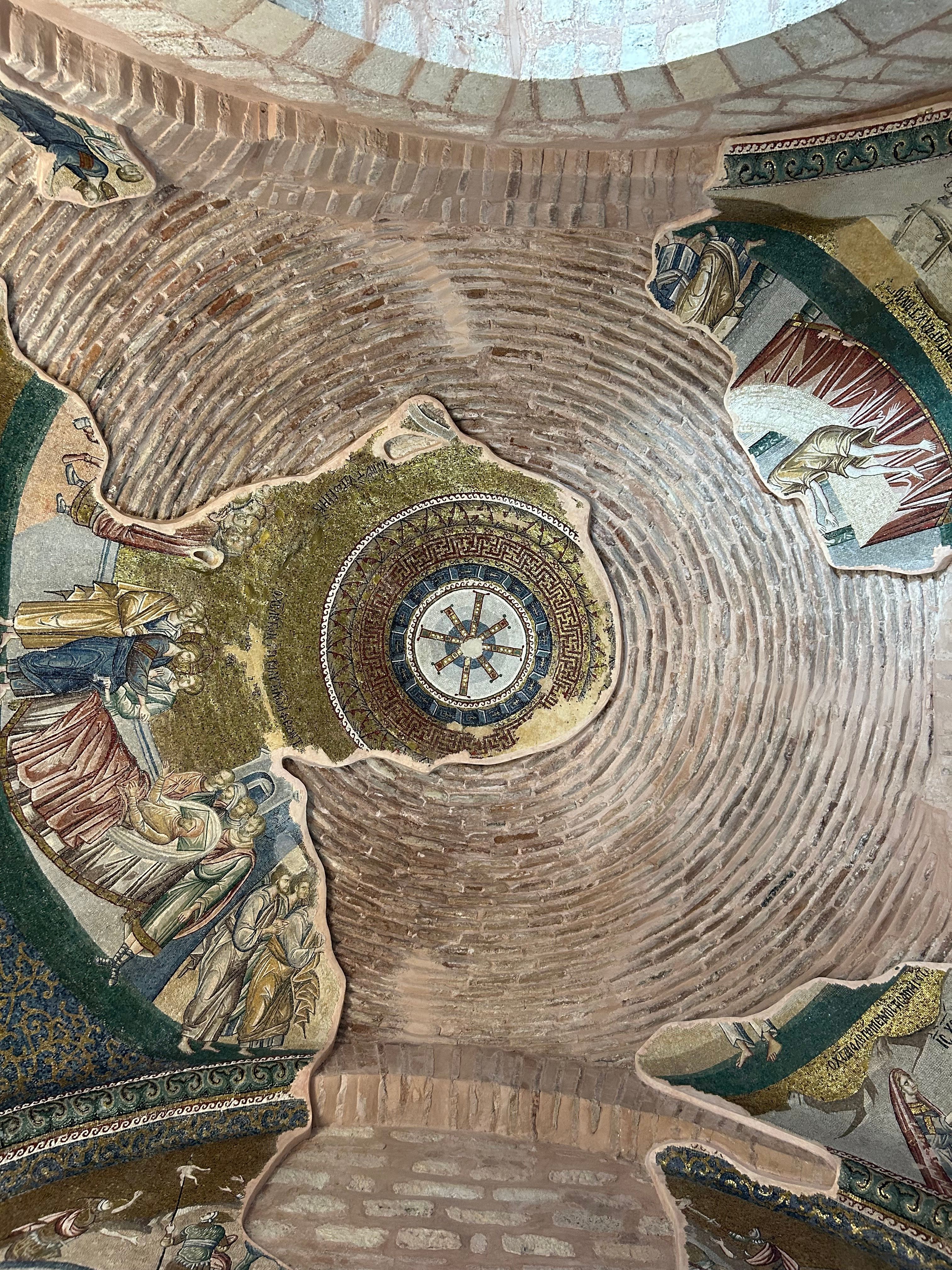 Byzantine Mosaic Ceiling in Chora Church · Free Stock Photo