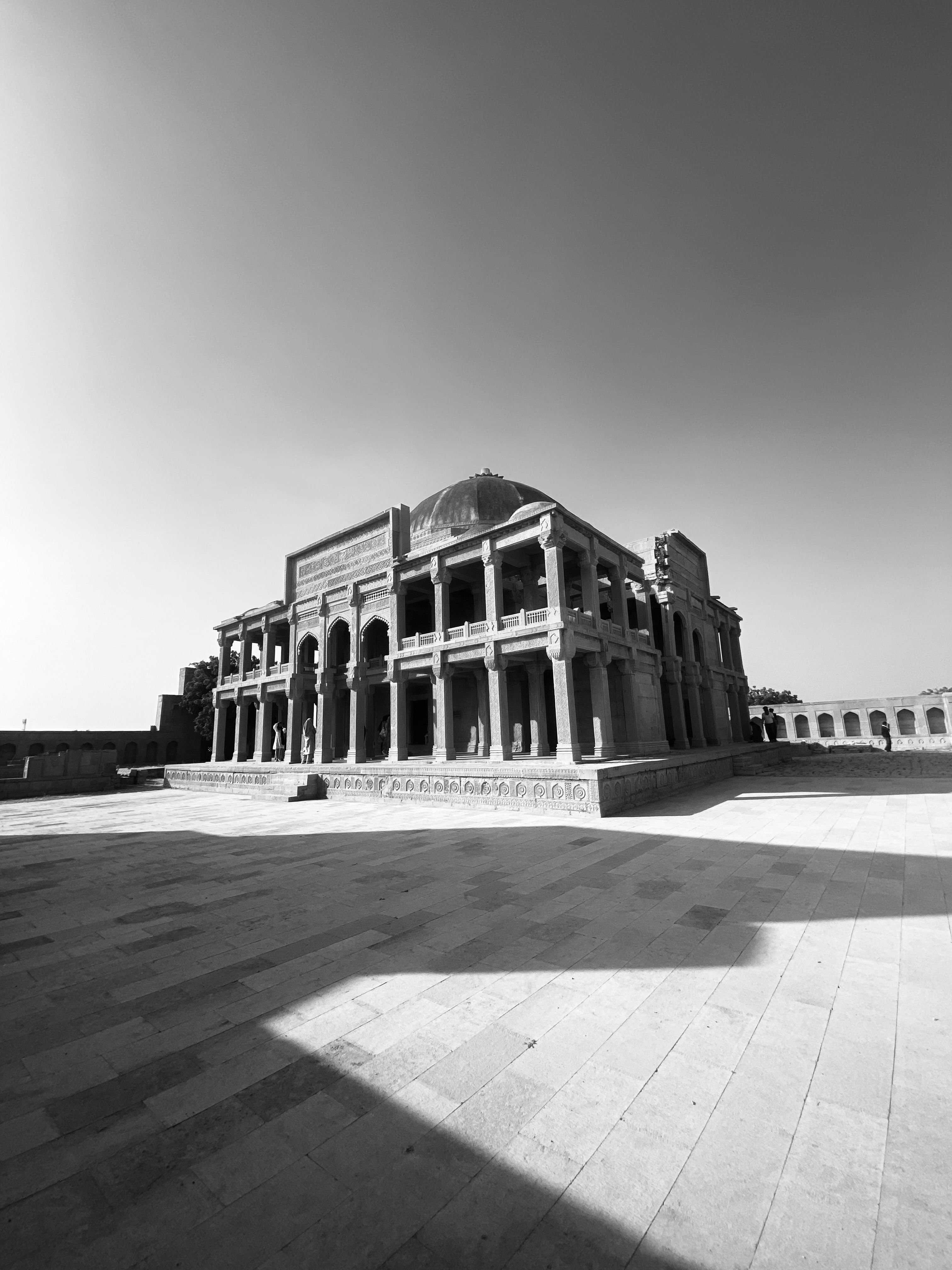 Ancient Architecture at Thatta, Sindh in Black and White · Free Stock Photo