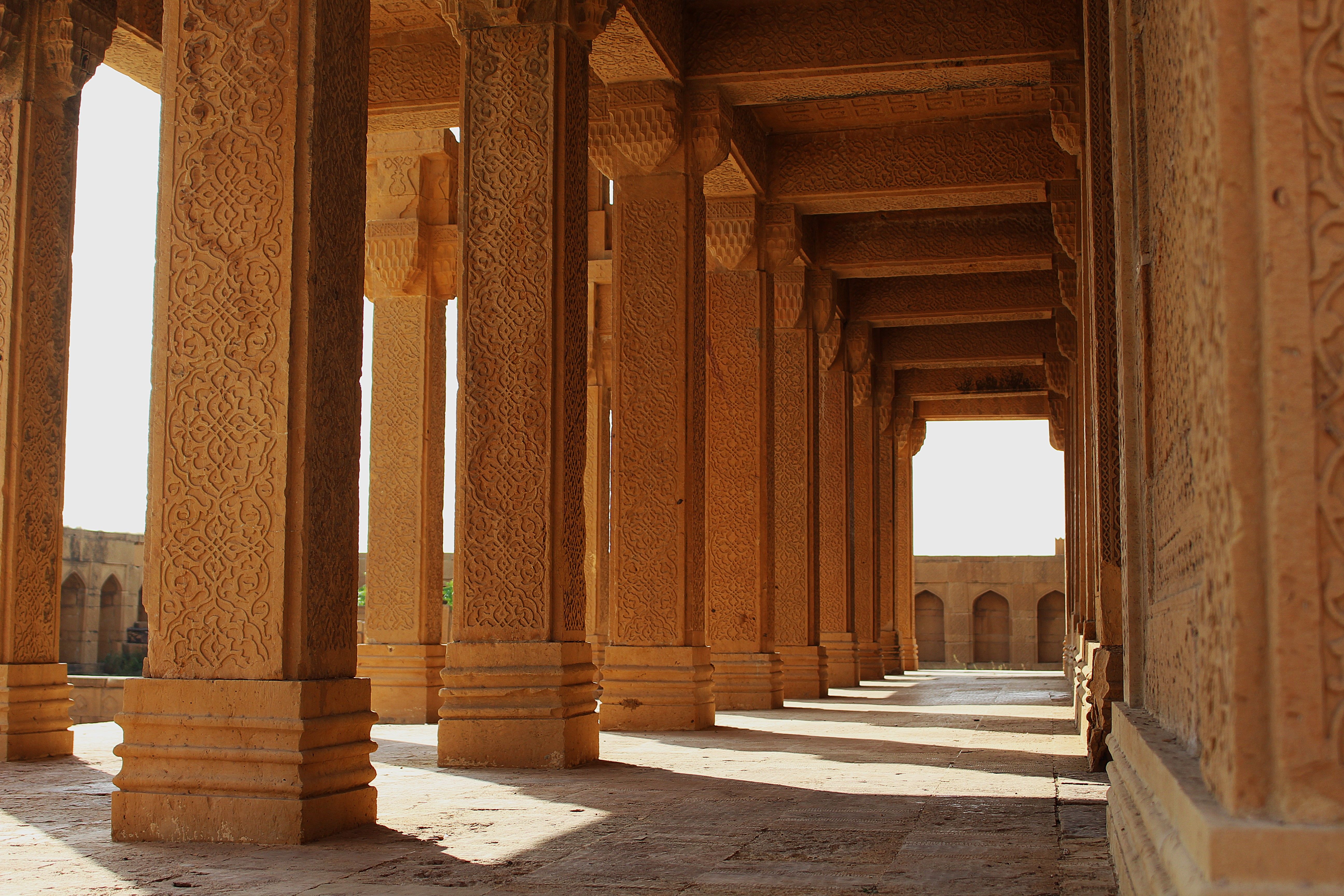 Majestic Corridor of Makli Necropolis, Pakistan · Free Stock Photo