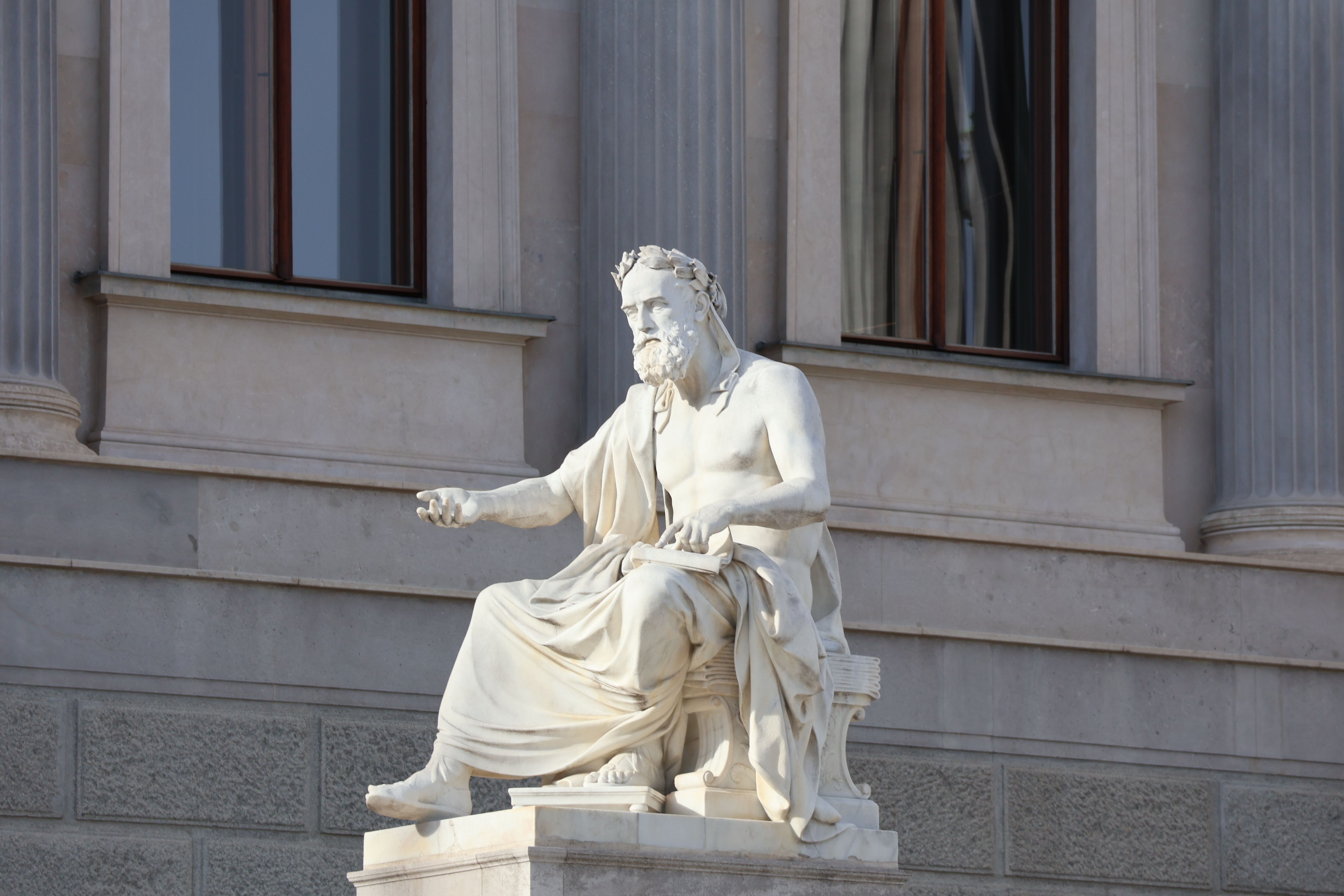Statue of Greek Philosopher in Vienna · Free Stock Photo