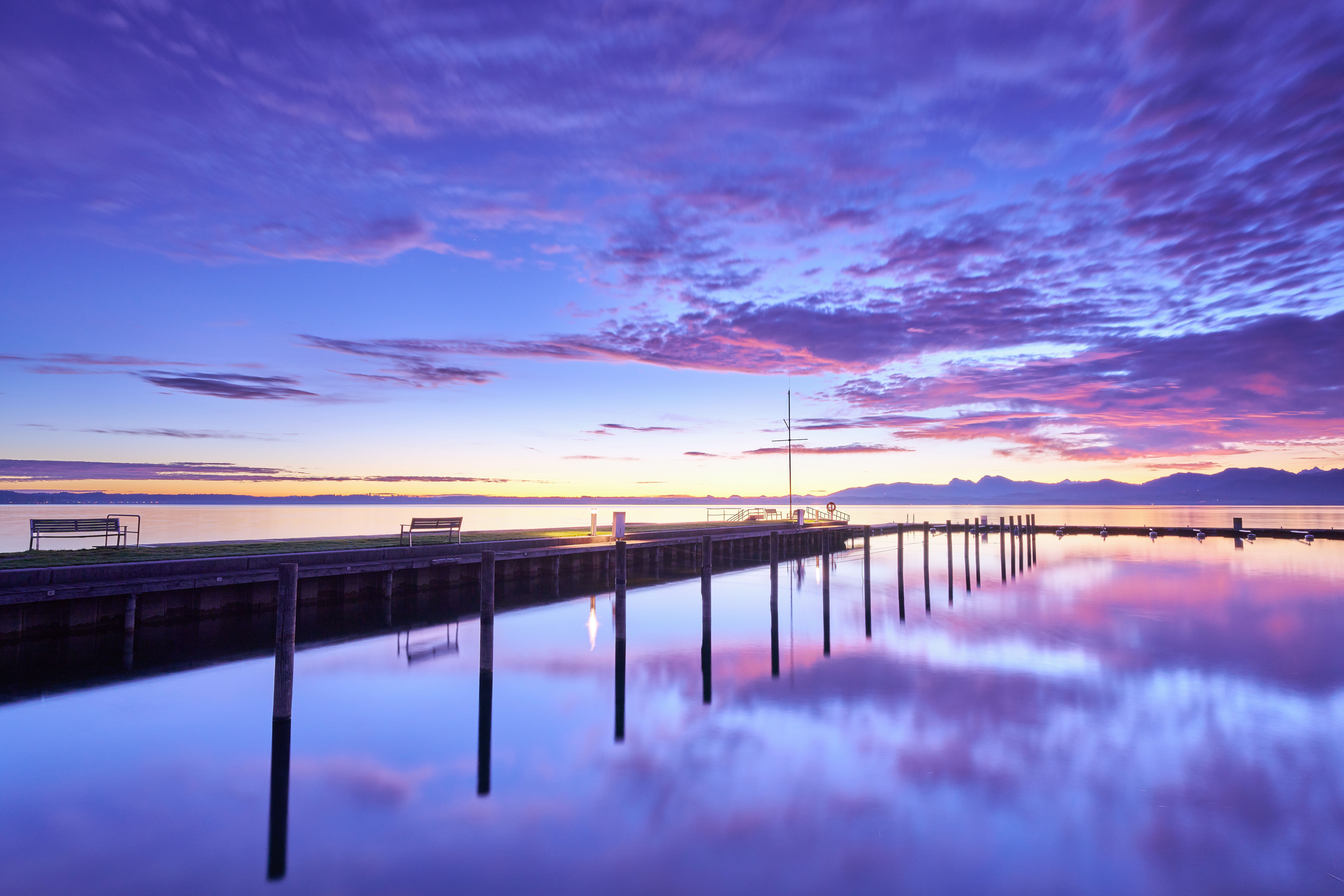 Landscape Photography Sunset Over Water