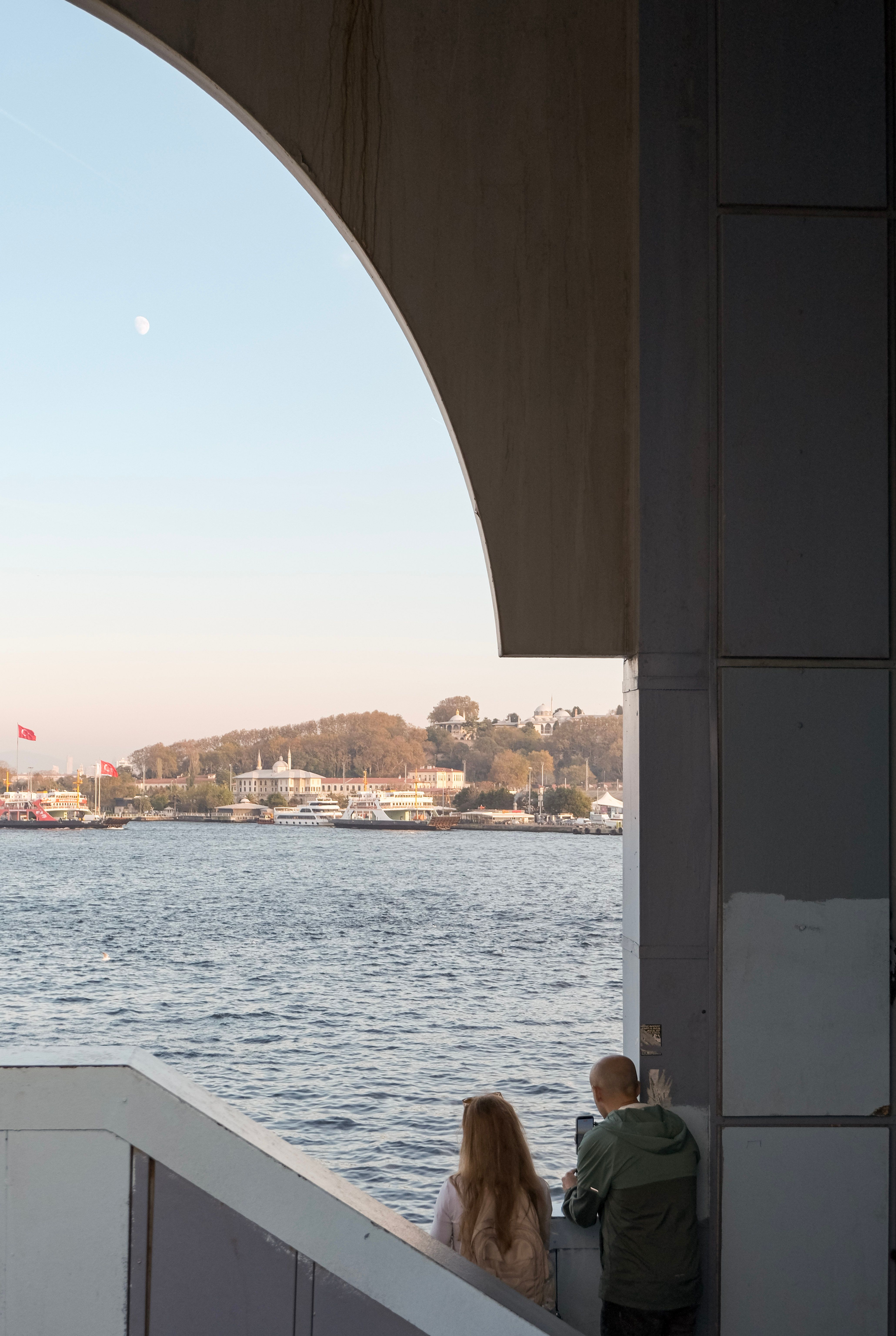 Scenic View of Bosphorus in Istanbul at Sunset · Free Stock Photo