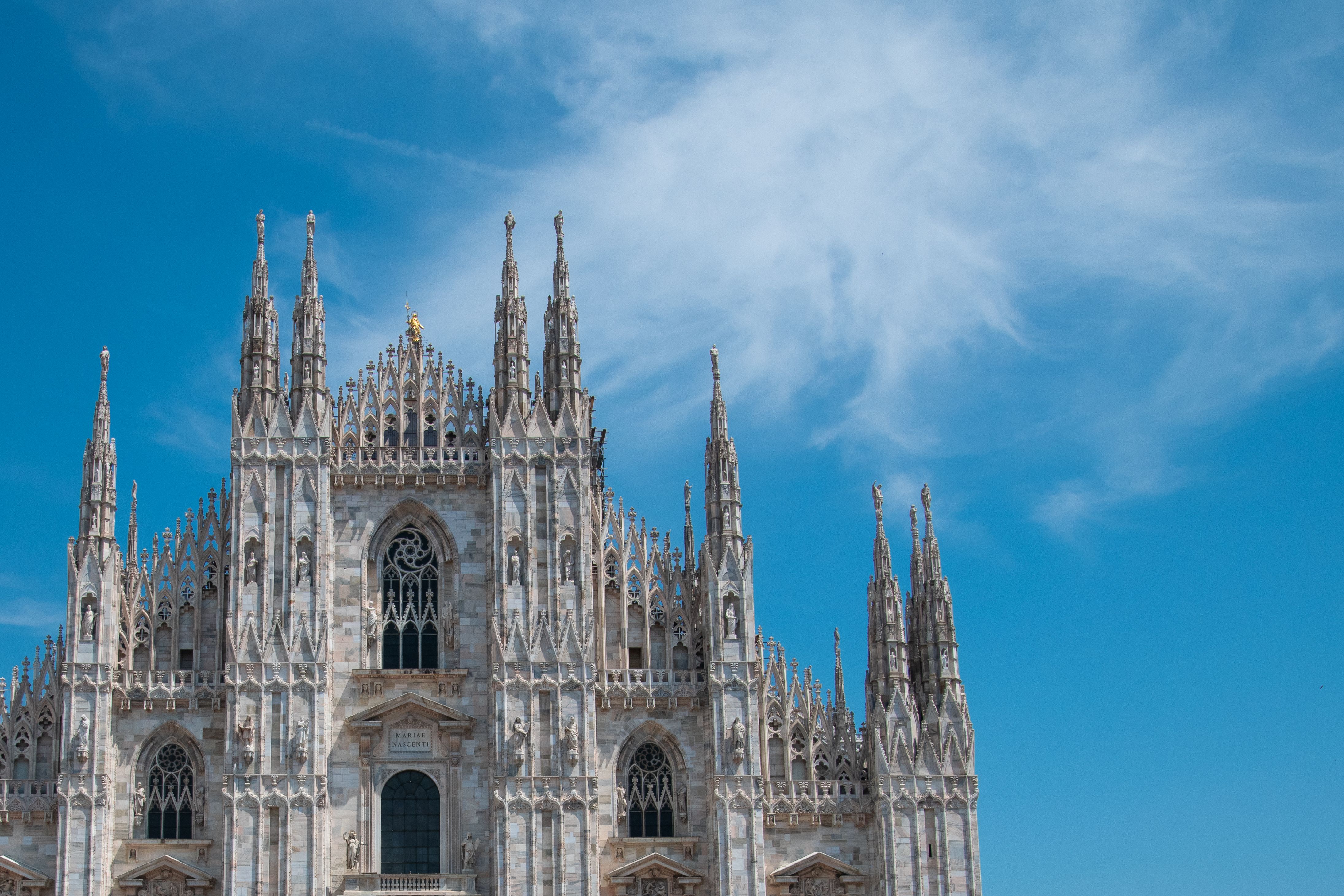 Stunning View of Milan's Duomo Cathedral · Free Stock Photo