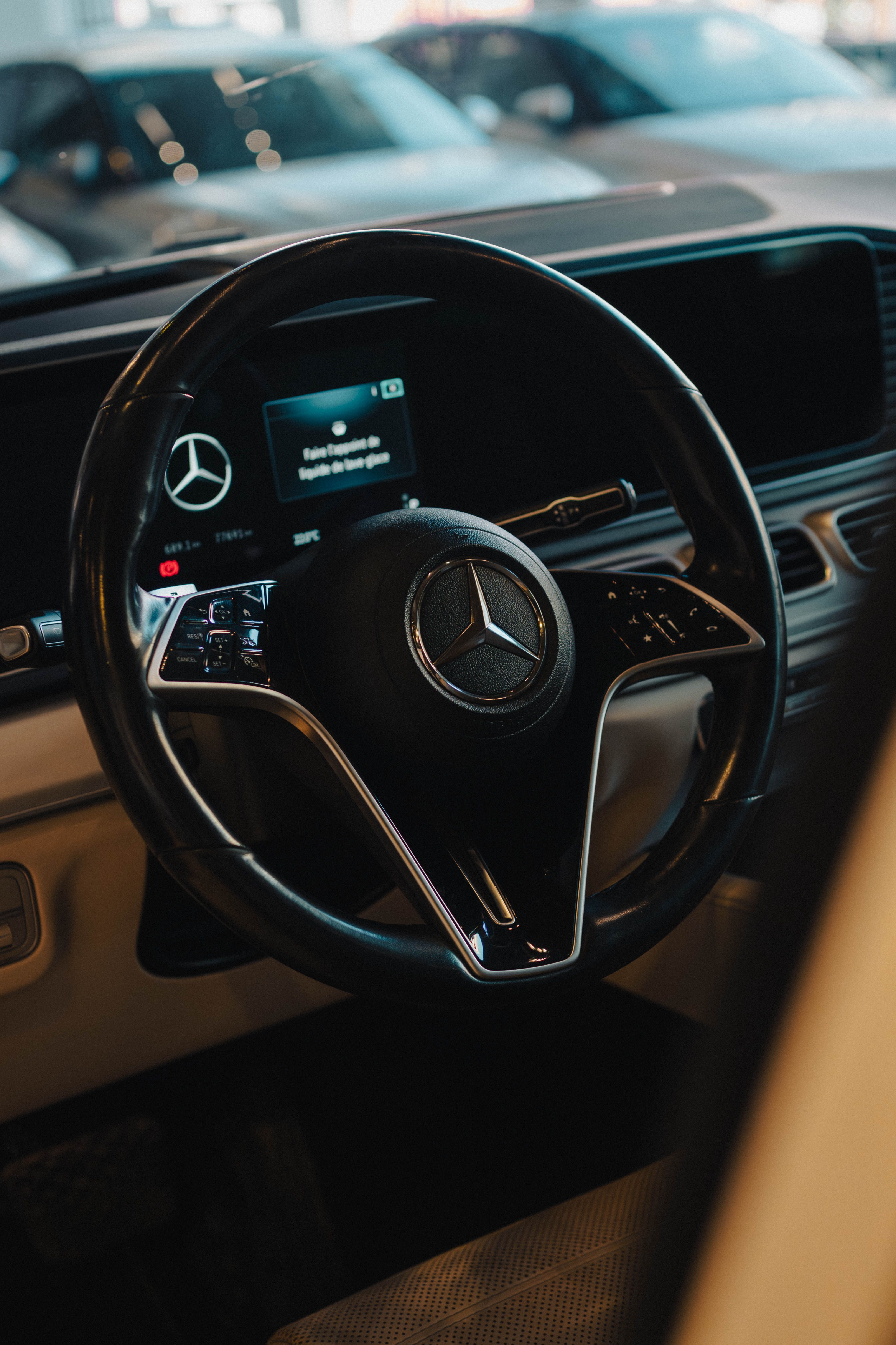 Luxury SUV Steering Wheel Interior Design · Free Stock Photo