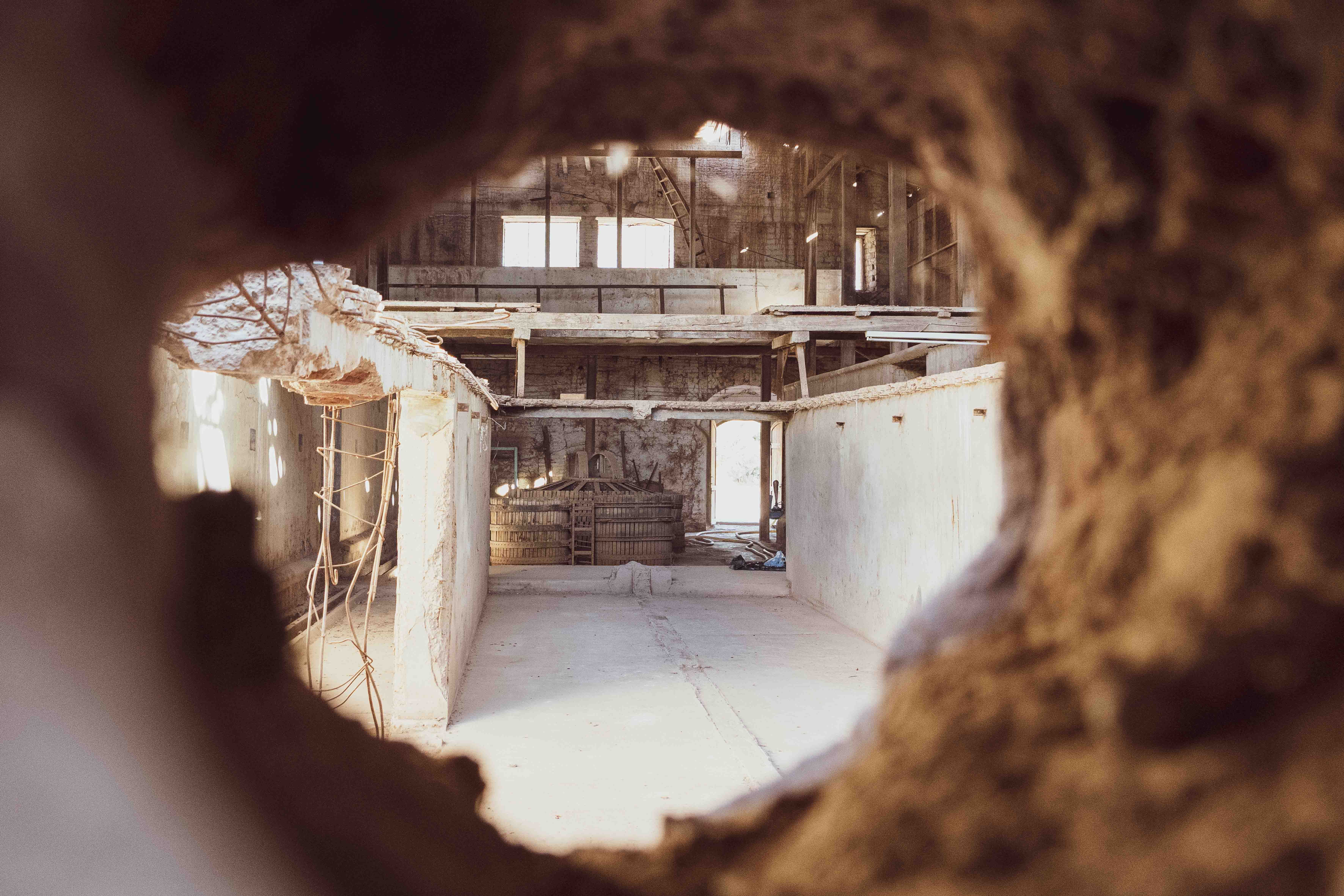 Wooden Scaffolding in Cave · Free Stock Photo