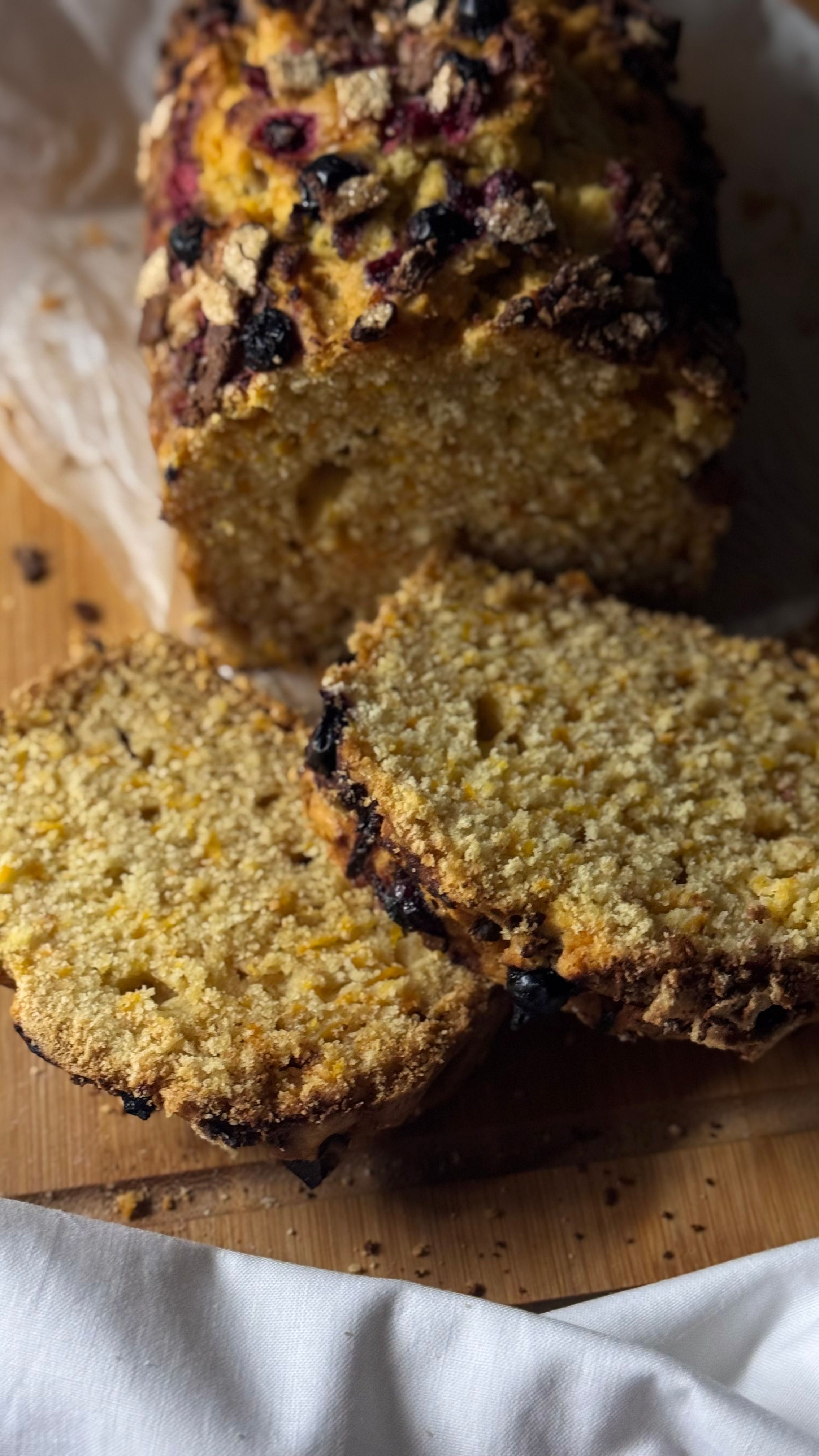 Freshly Baked Fruit Bread with Crusty Topping · Free Stock Photo