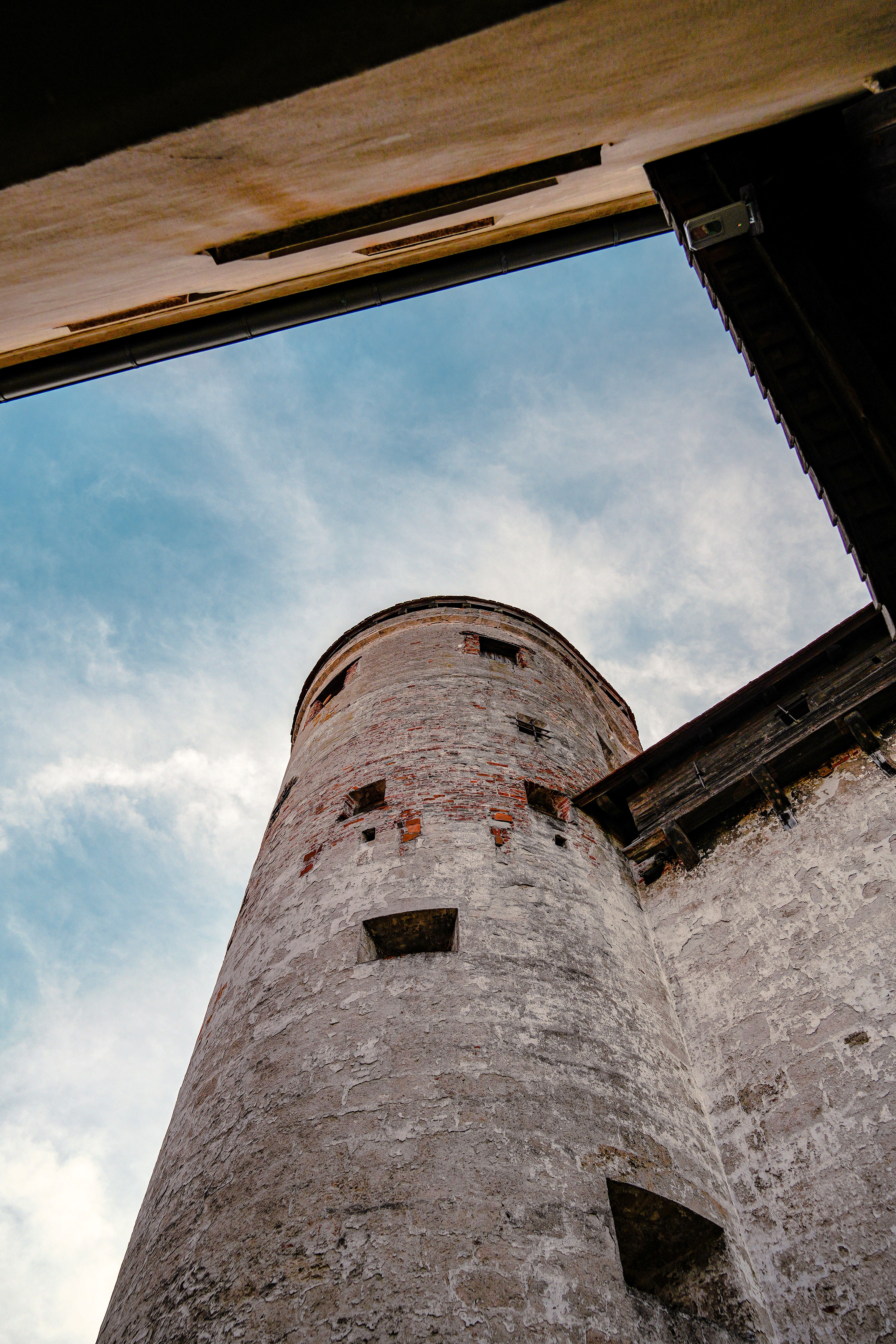 Historic Stone Tower with Dramatic Sky View · Free Stock Photo