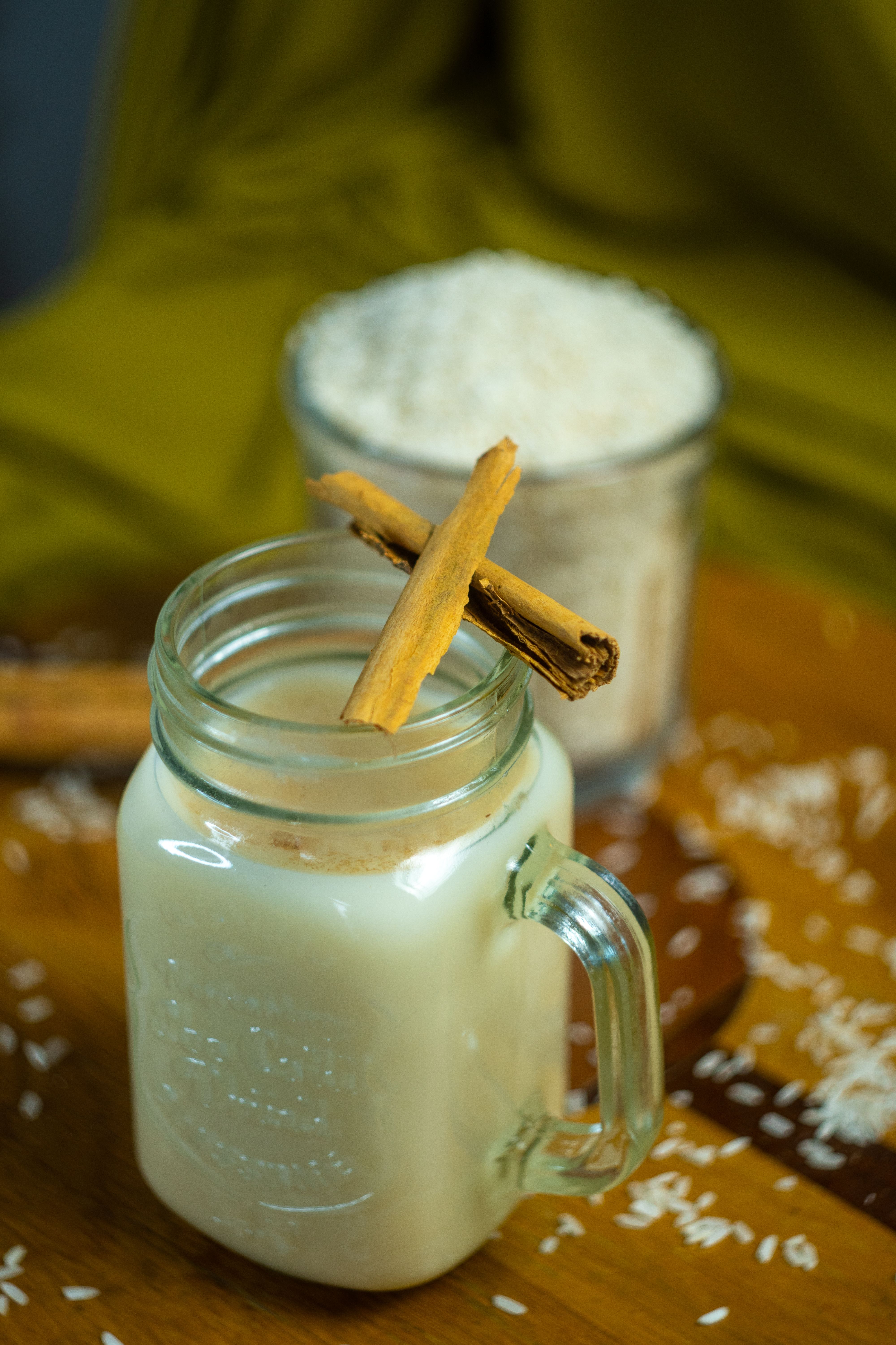 Traditional Horchata Drink with Cinnamon in Mexico City · Free Stock Photo