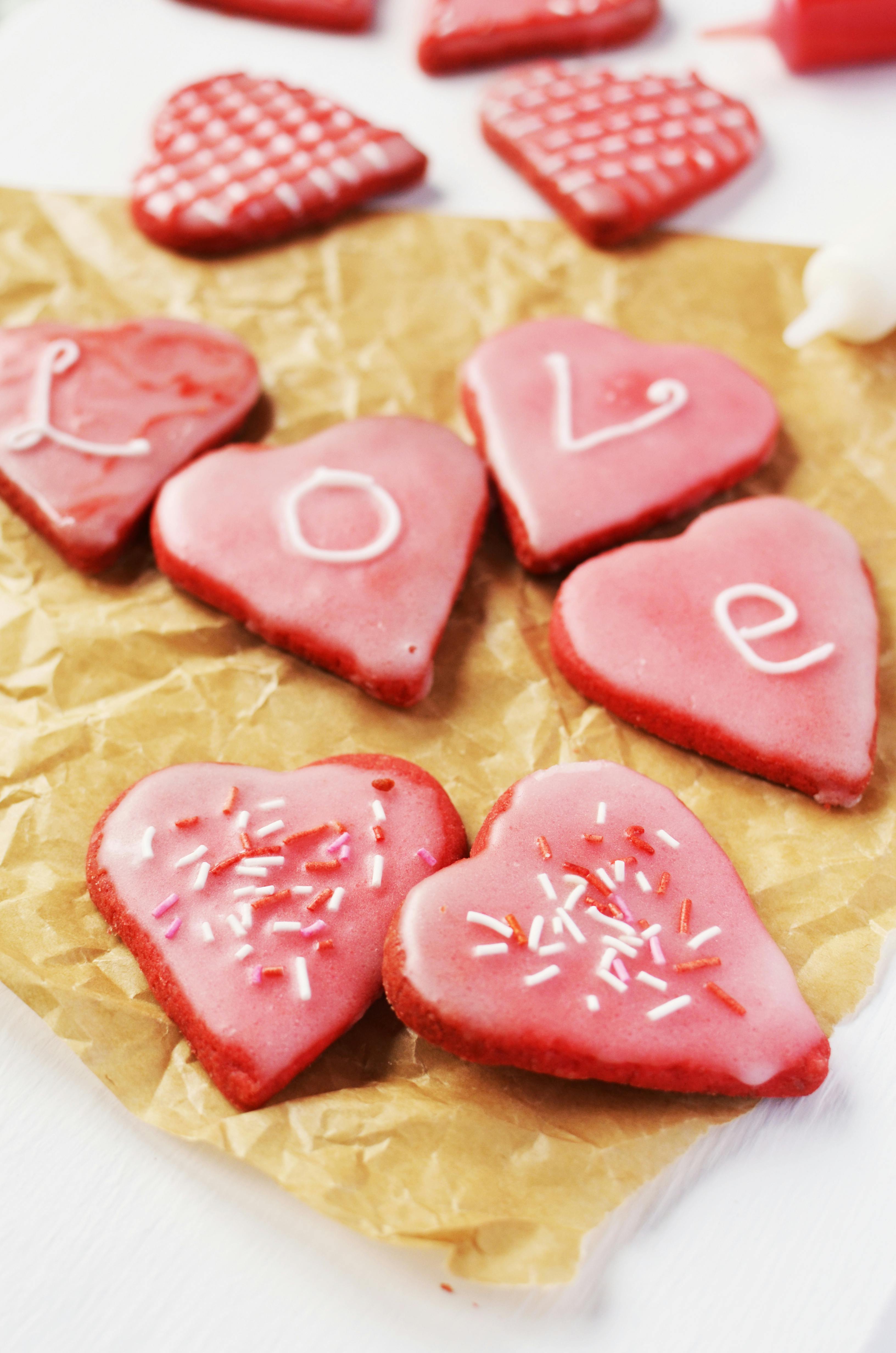 Pink Heart Cookies Photos, Download The BEST Free Pink Heart Cookies ...