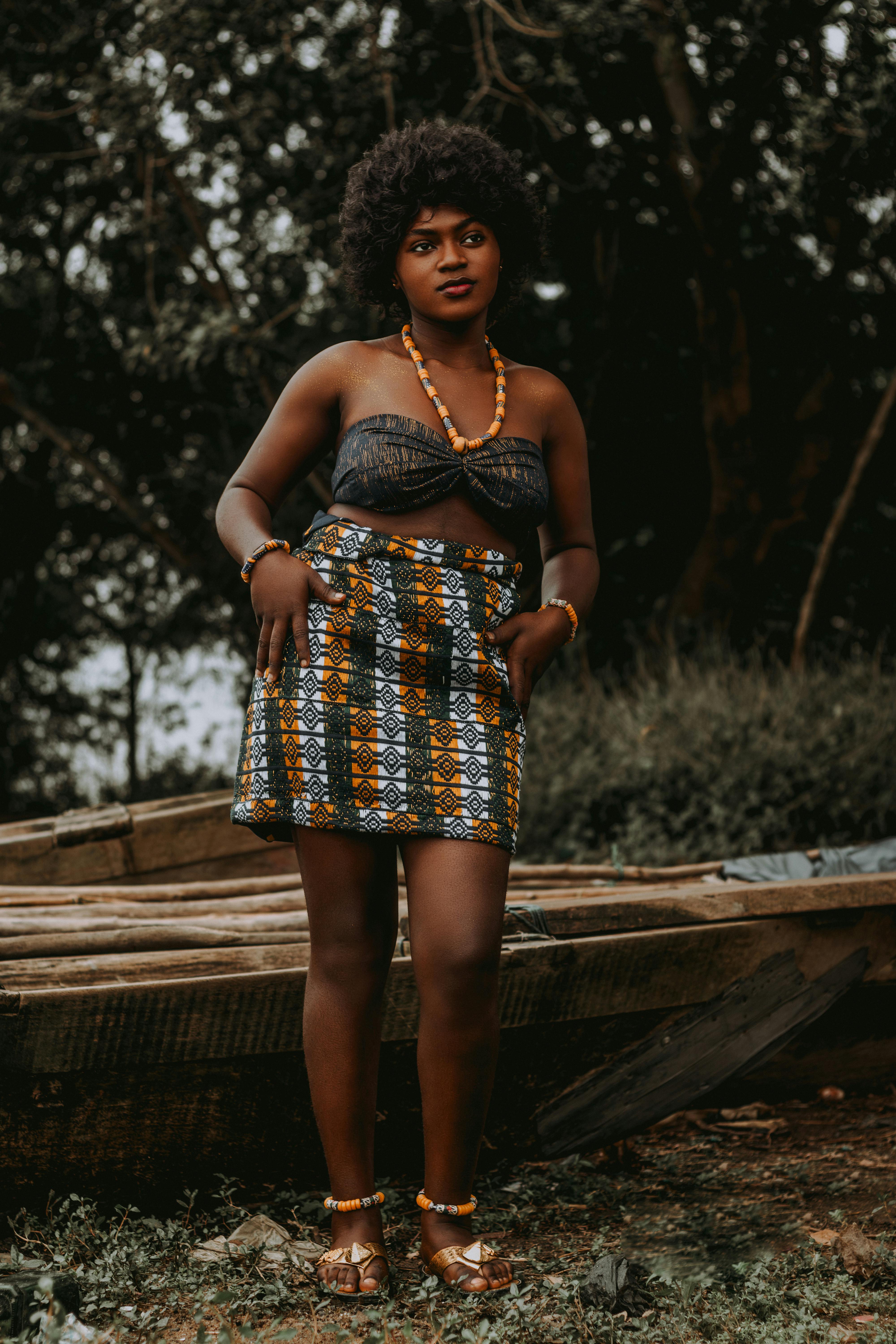 Stylish Outdoor African Fashion Portrait · Free Stock Photo