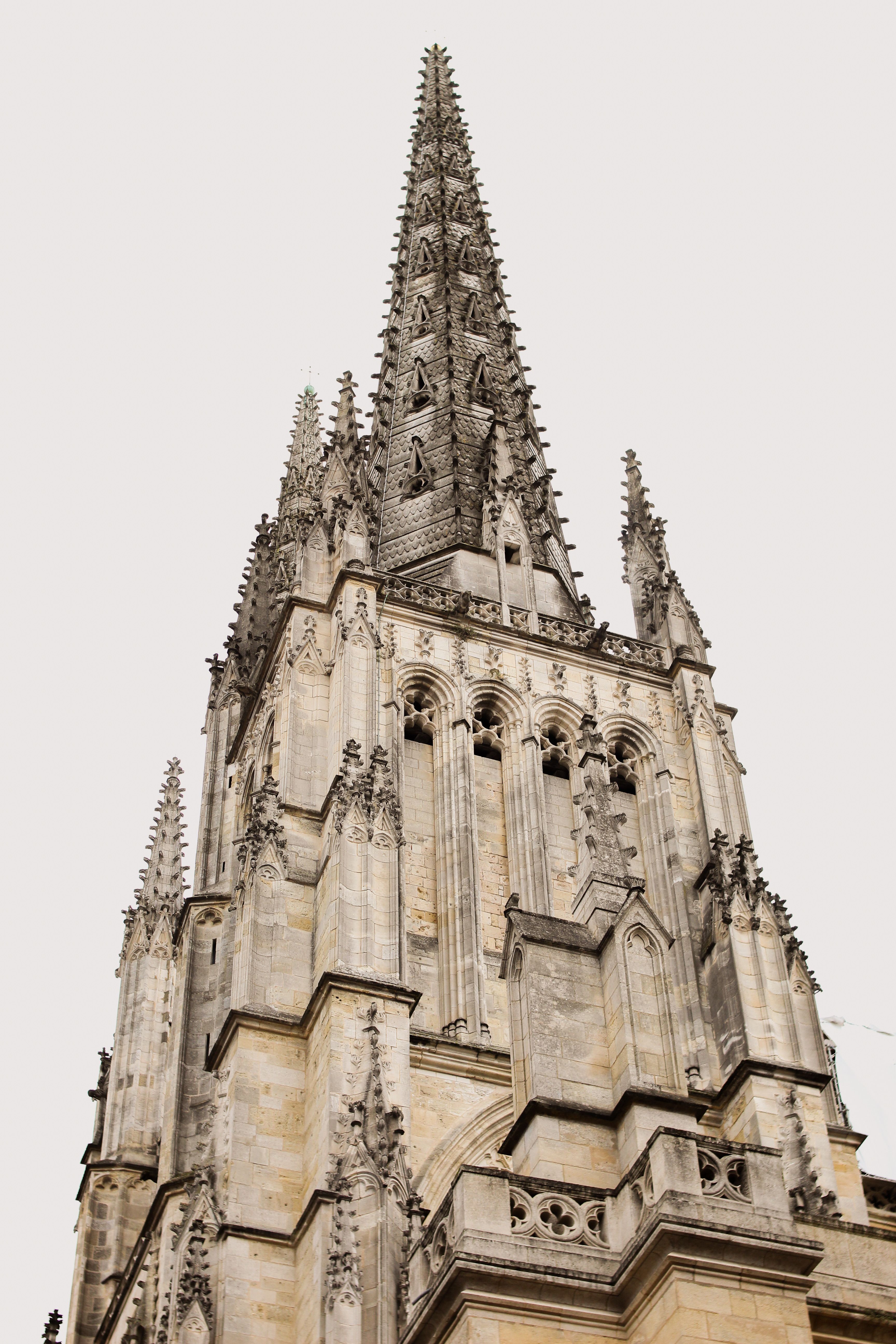 Gothic Cathedral Tower with Intricate Architecture · Free Stock Photo