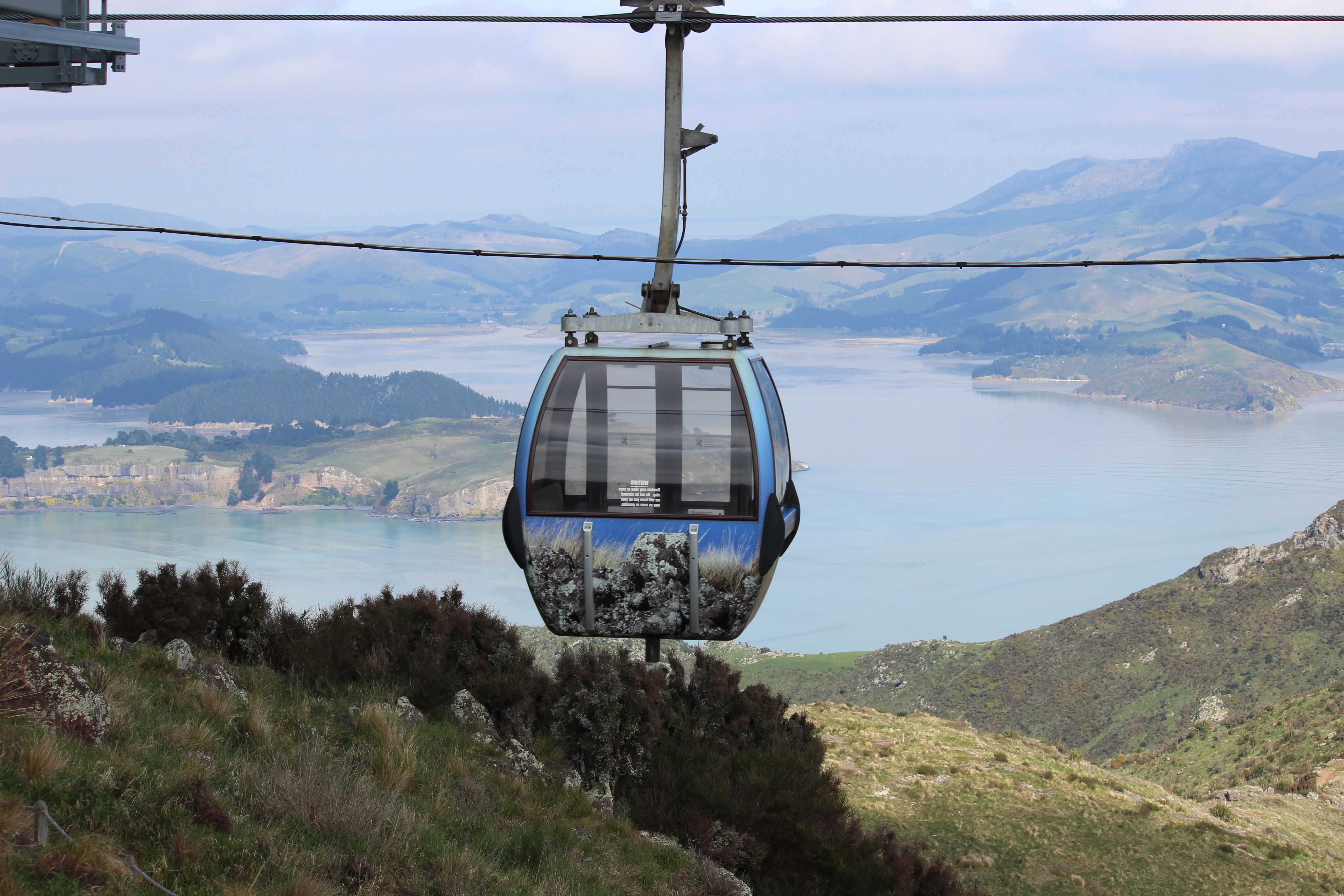 Scenic Cable Car Overlooking Coastal Landscape · Free Stock Photo