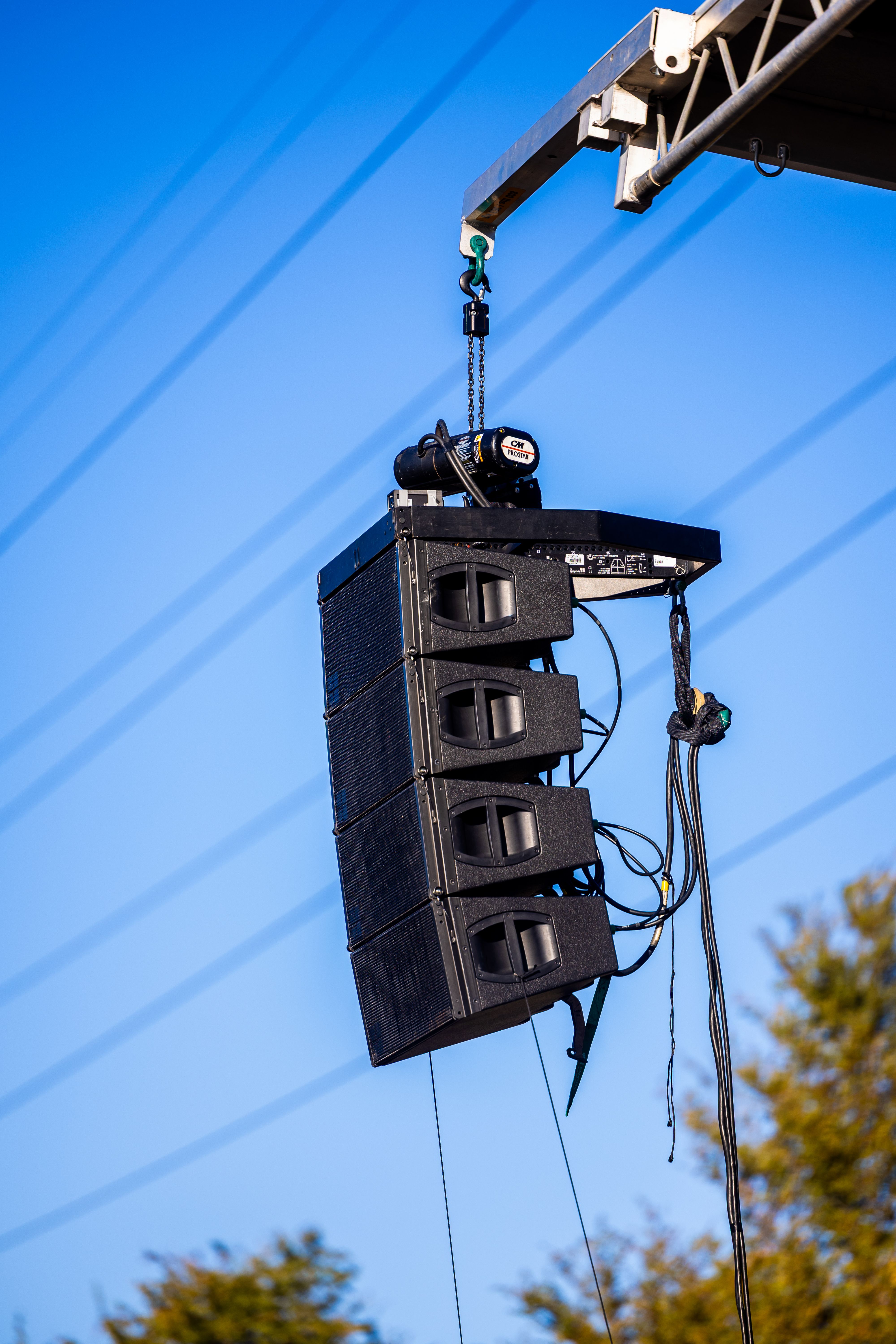Outdoor Concert Speaker System Setup · Free Stock Photo