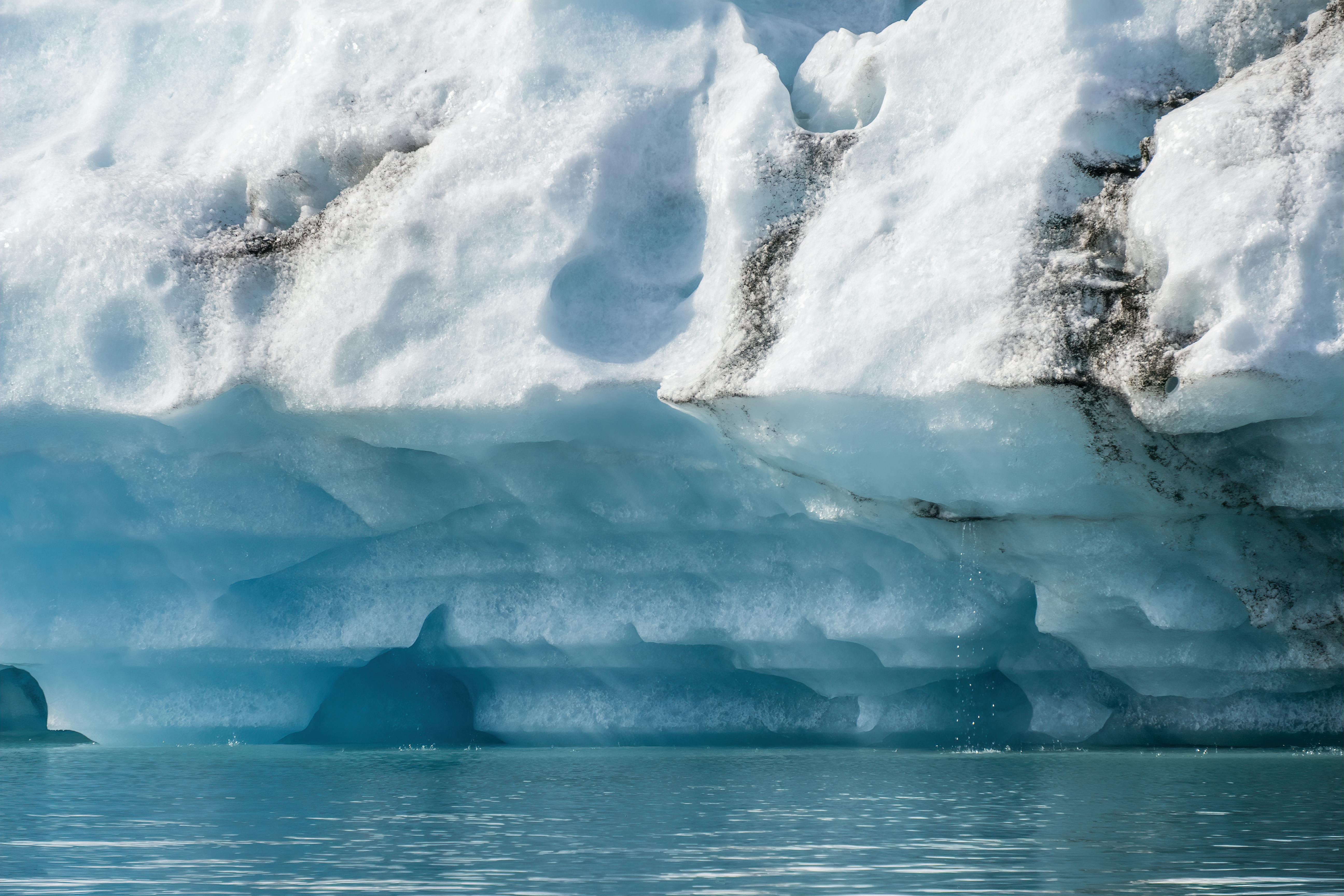 Close-up of a Majestic Arctic Iceberg Melted Edge · Free Stock Photo