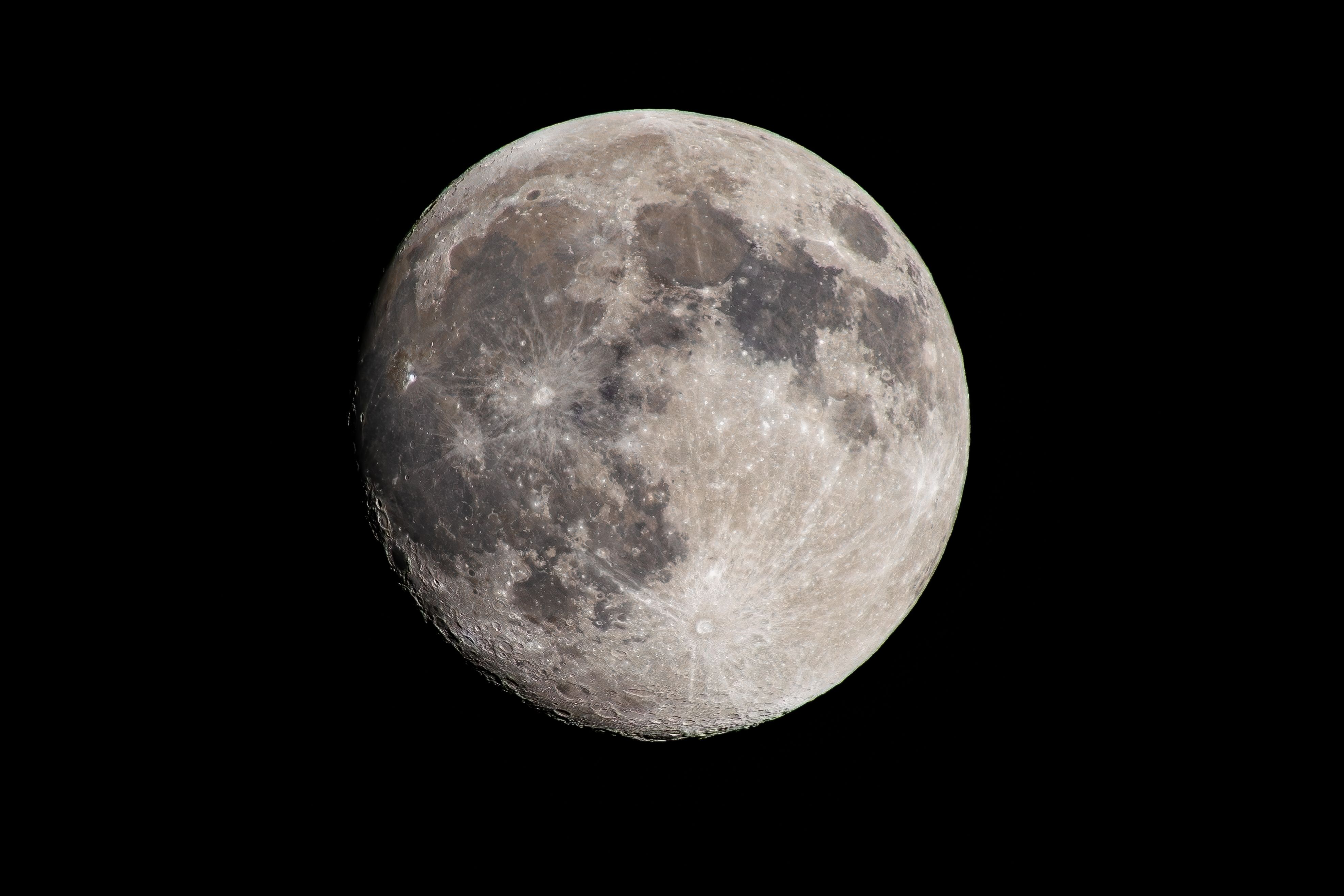 Grayscale Photo of the Moon · Free Stock Photo