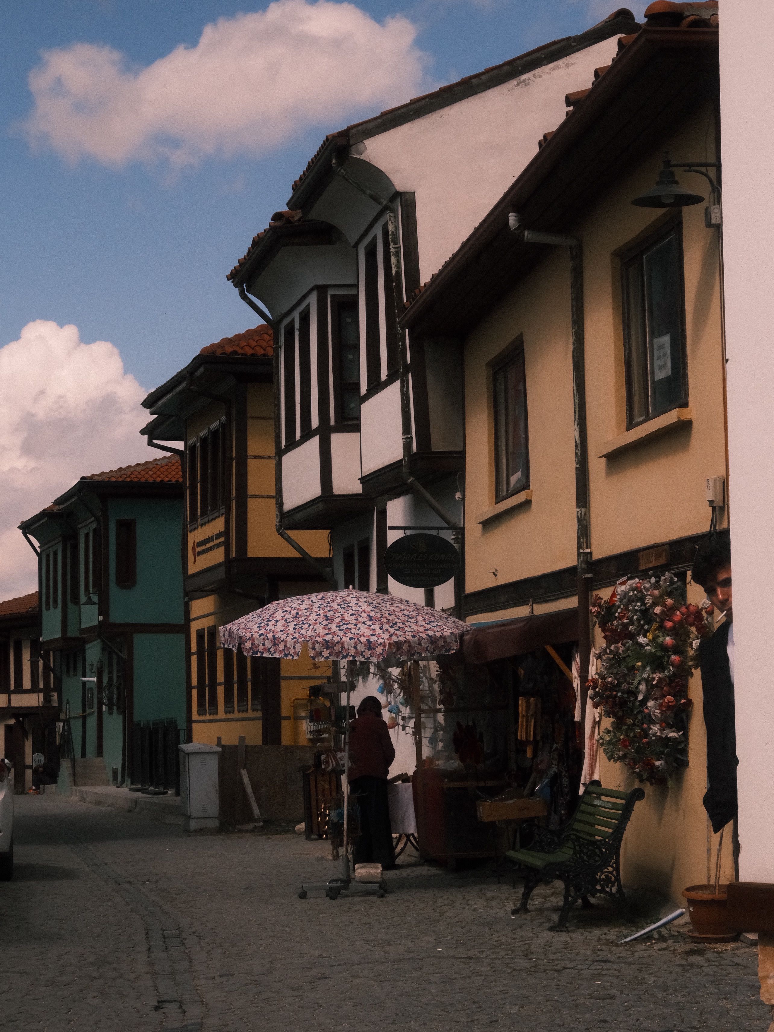 Charming Old Town Street with Traditional Architecture · Free Stock Photo