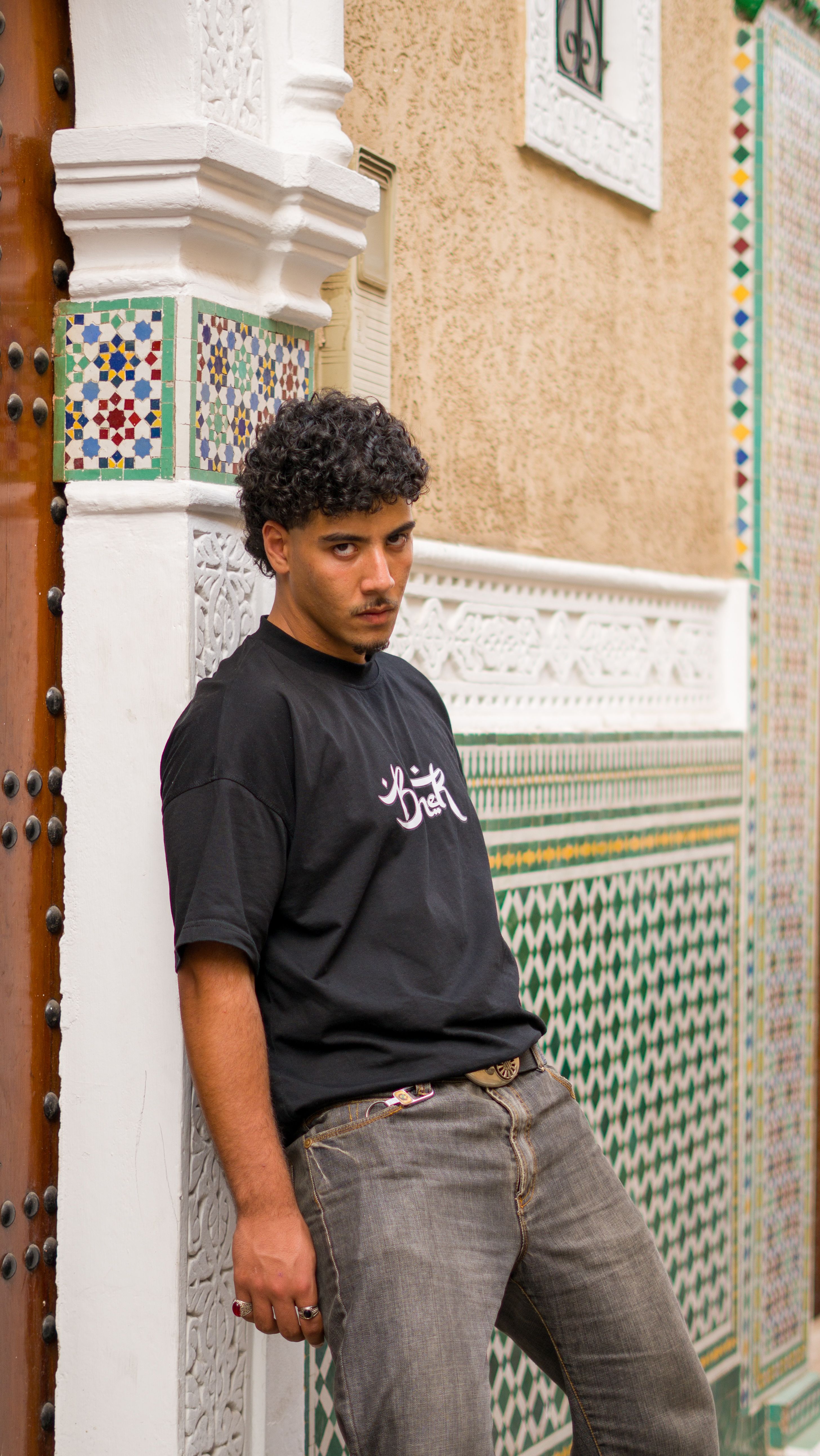 Young Man Posing in Moroccan Street Style · Free Stock Photo