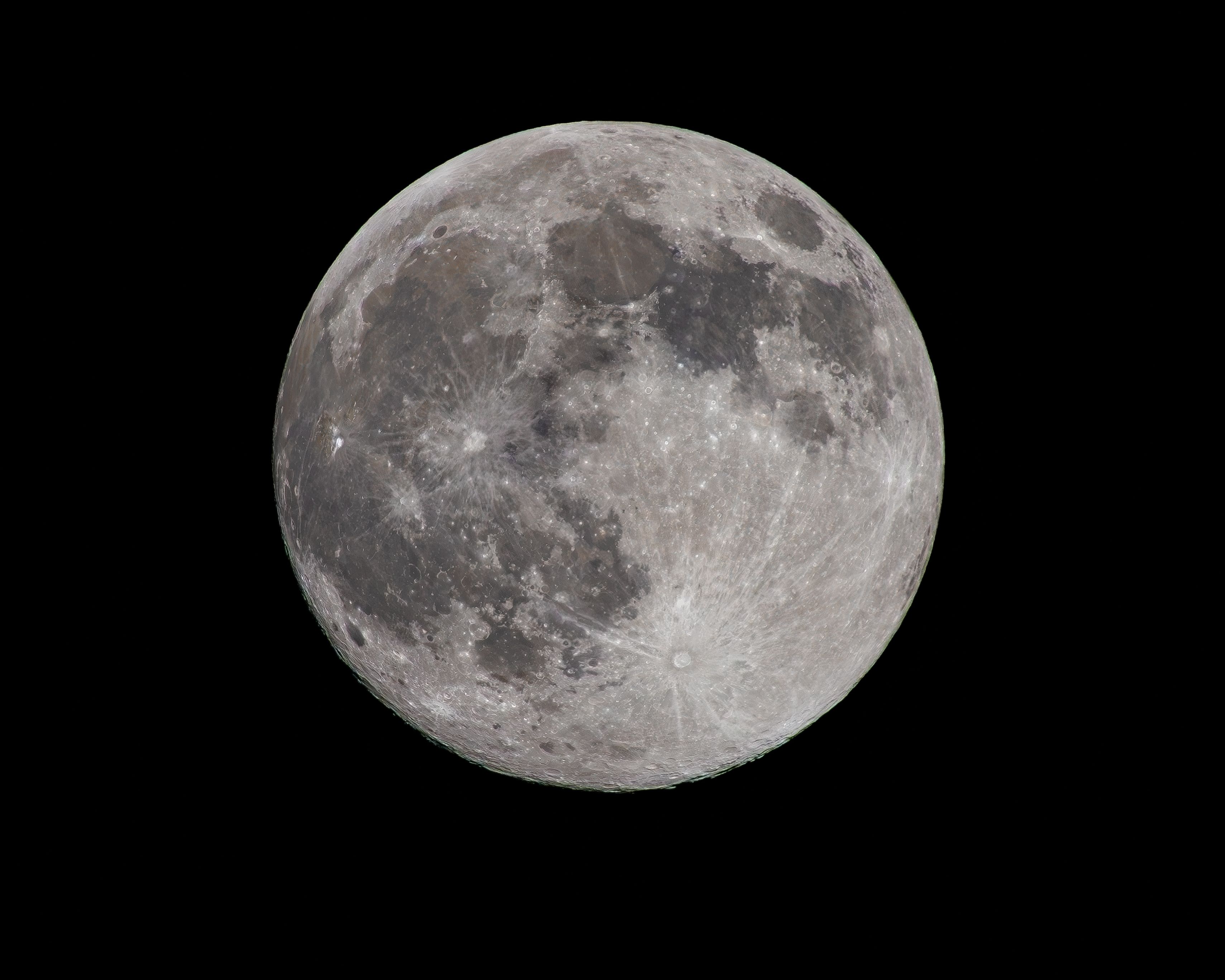 High-Resolution Full Moon Over Canonsburg · Free Stock Photo
