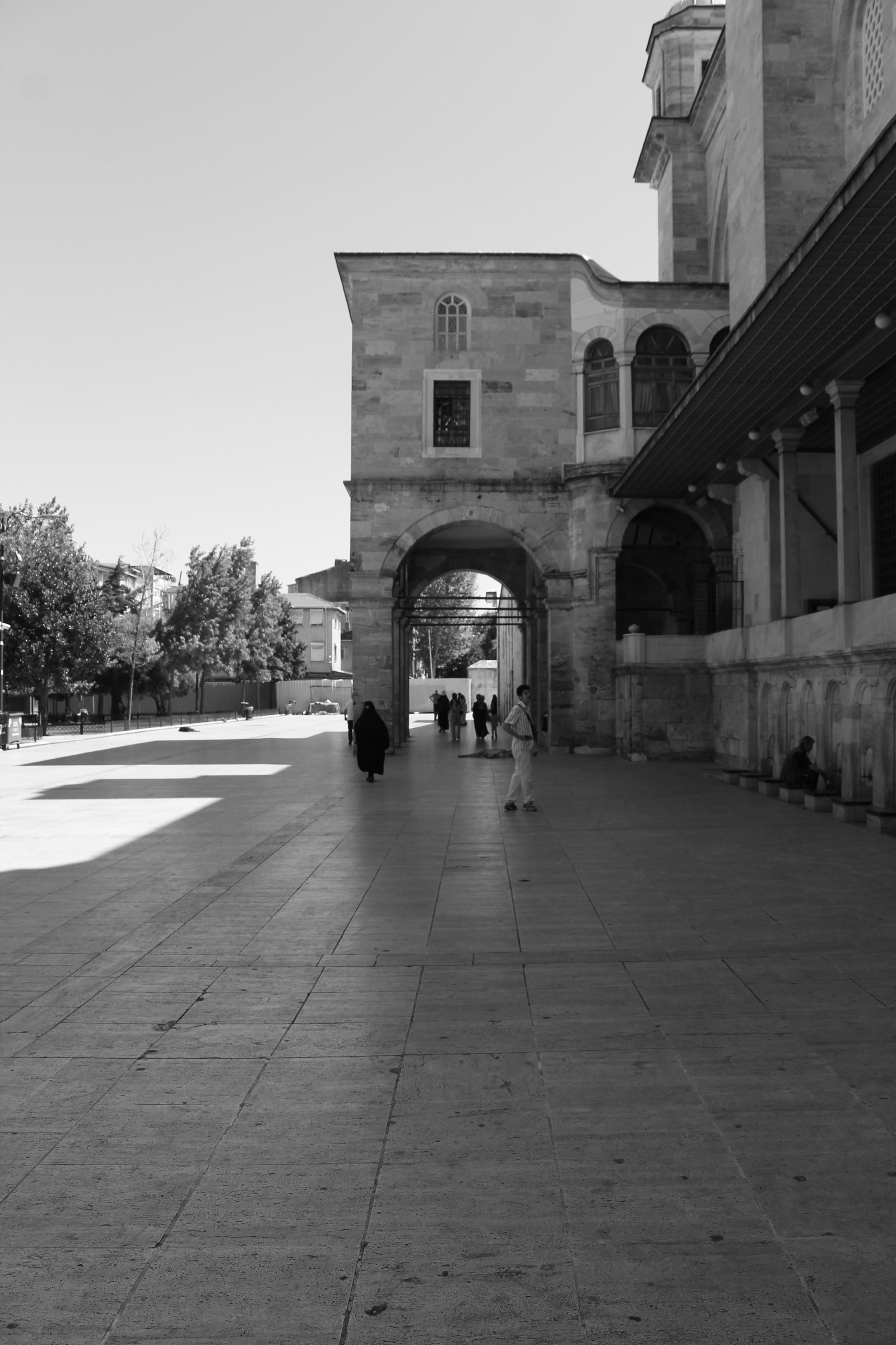 Historic Architecture and Shadows in Black and White · Free Stock Photo