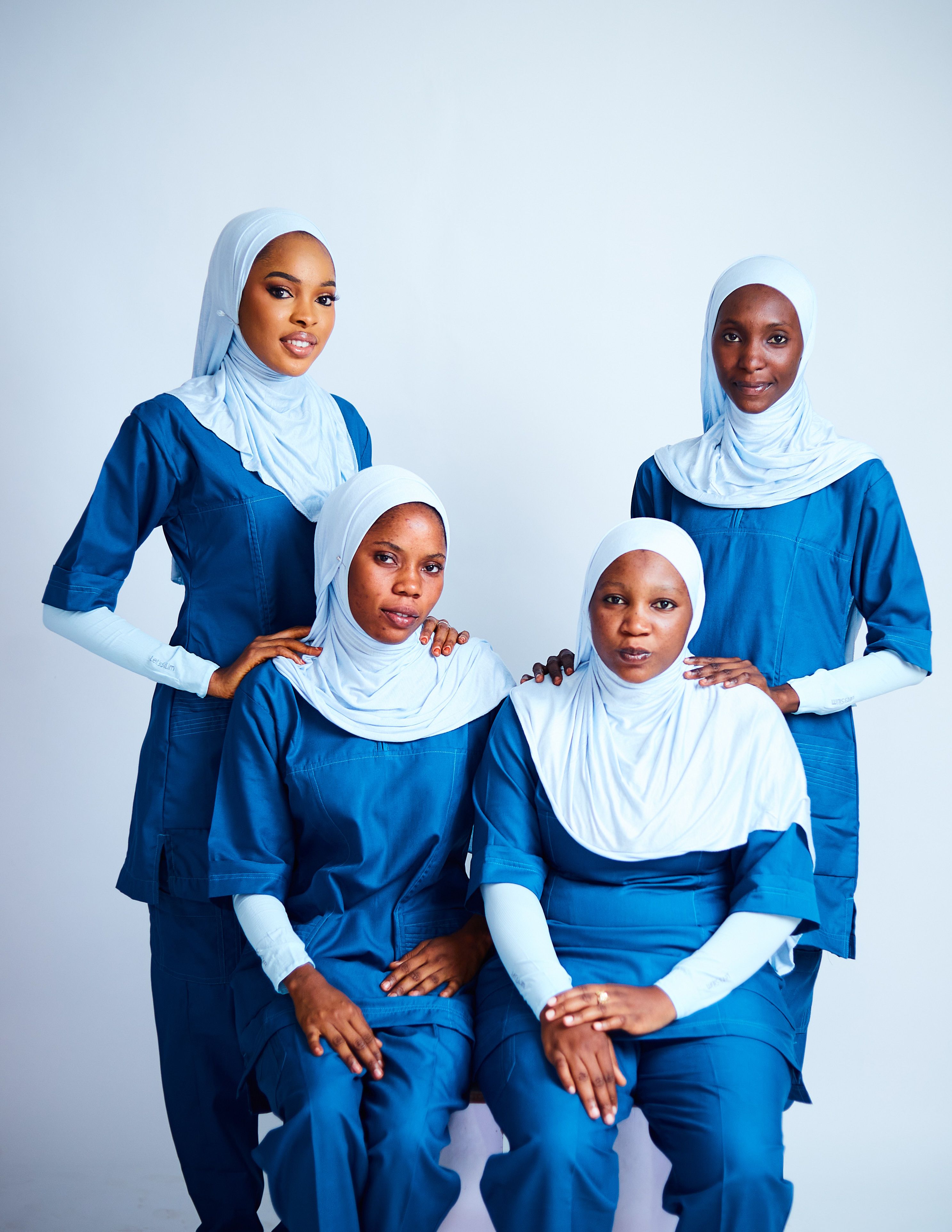African Female Nurses In Medical Attirergroup Photo Photos, Download ...