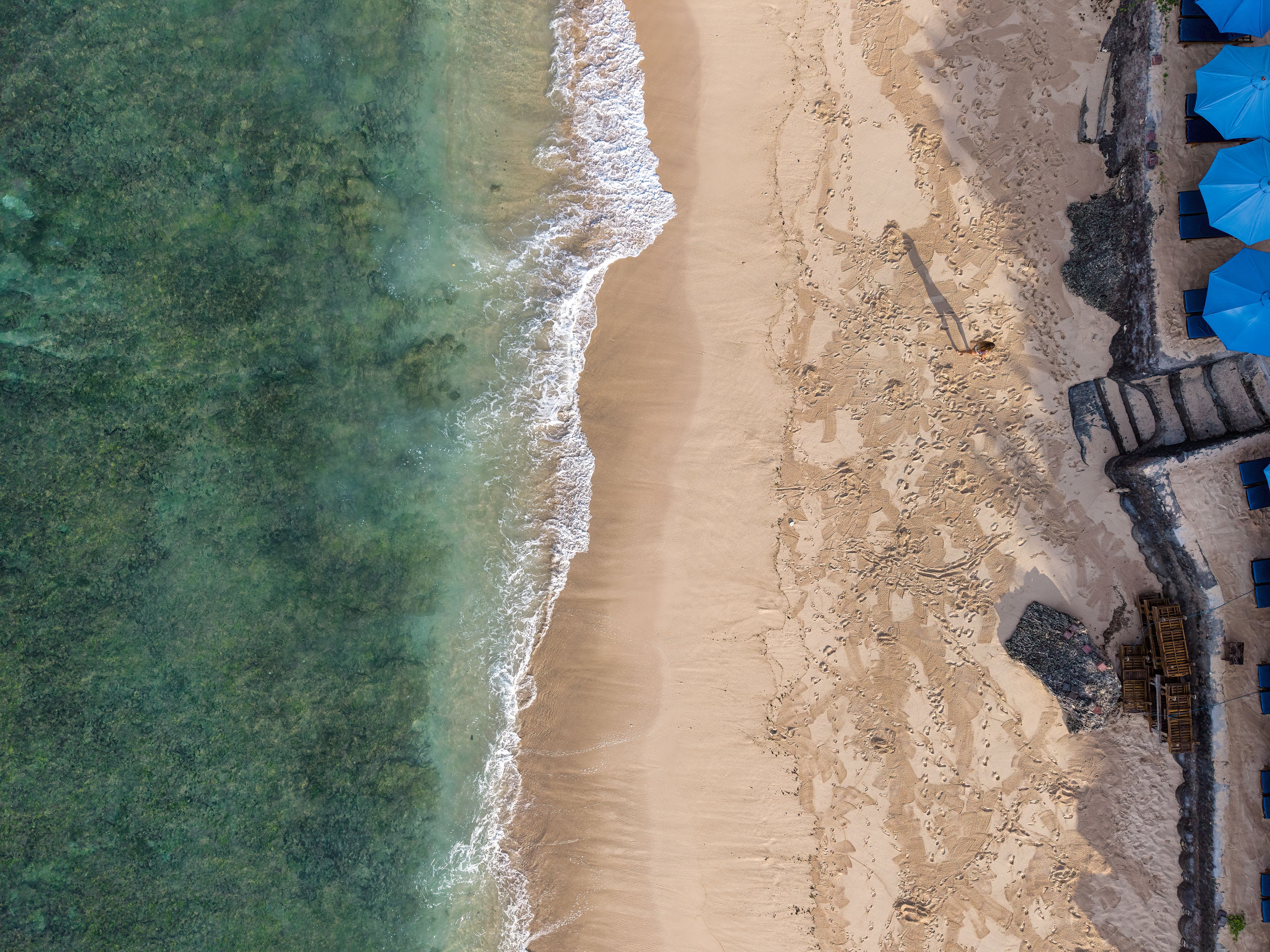 Top View Photo of Beach · Free Stock Photo