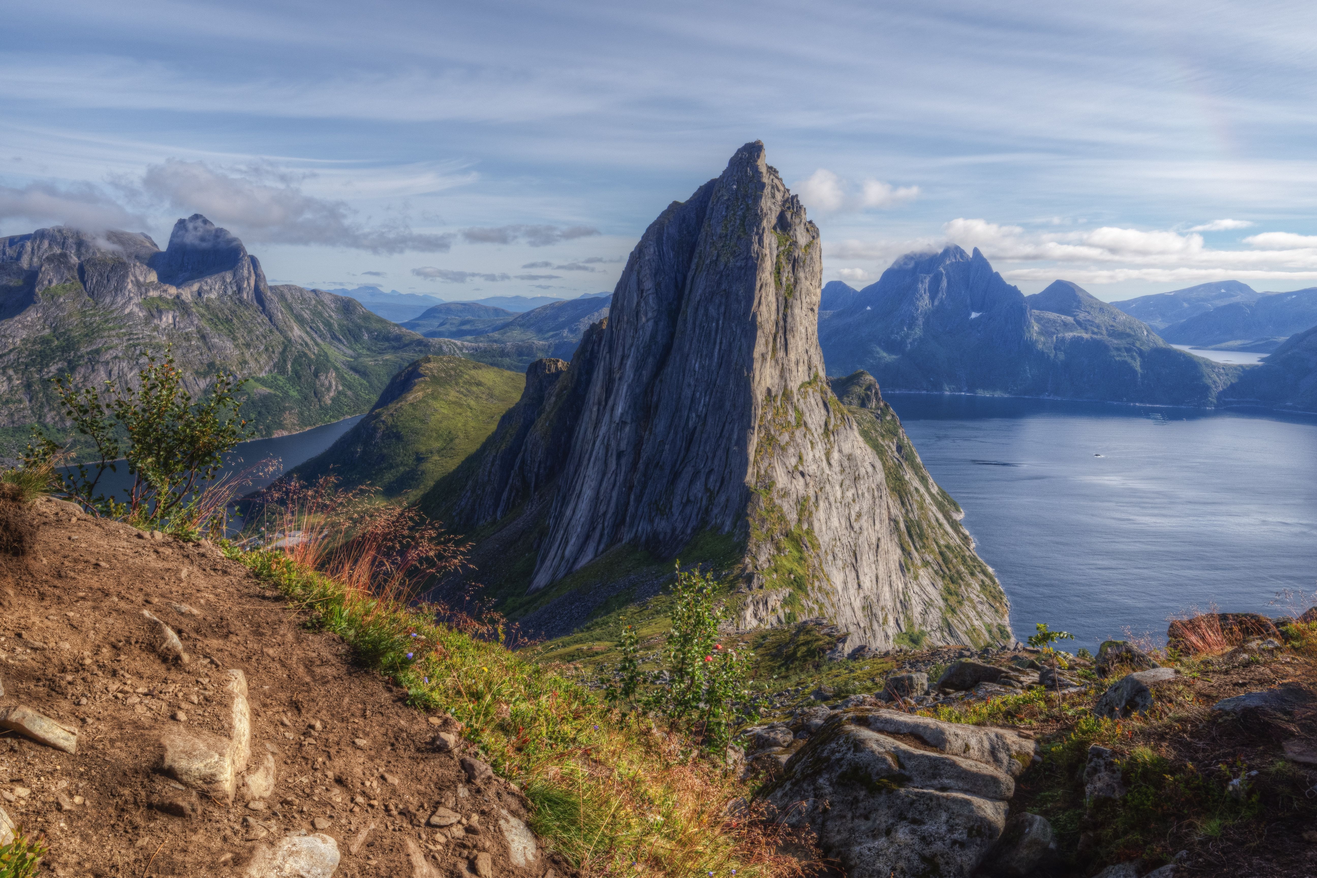 Majestic Senja Island Mountain Landscape · Free Stock Photo