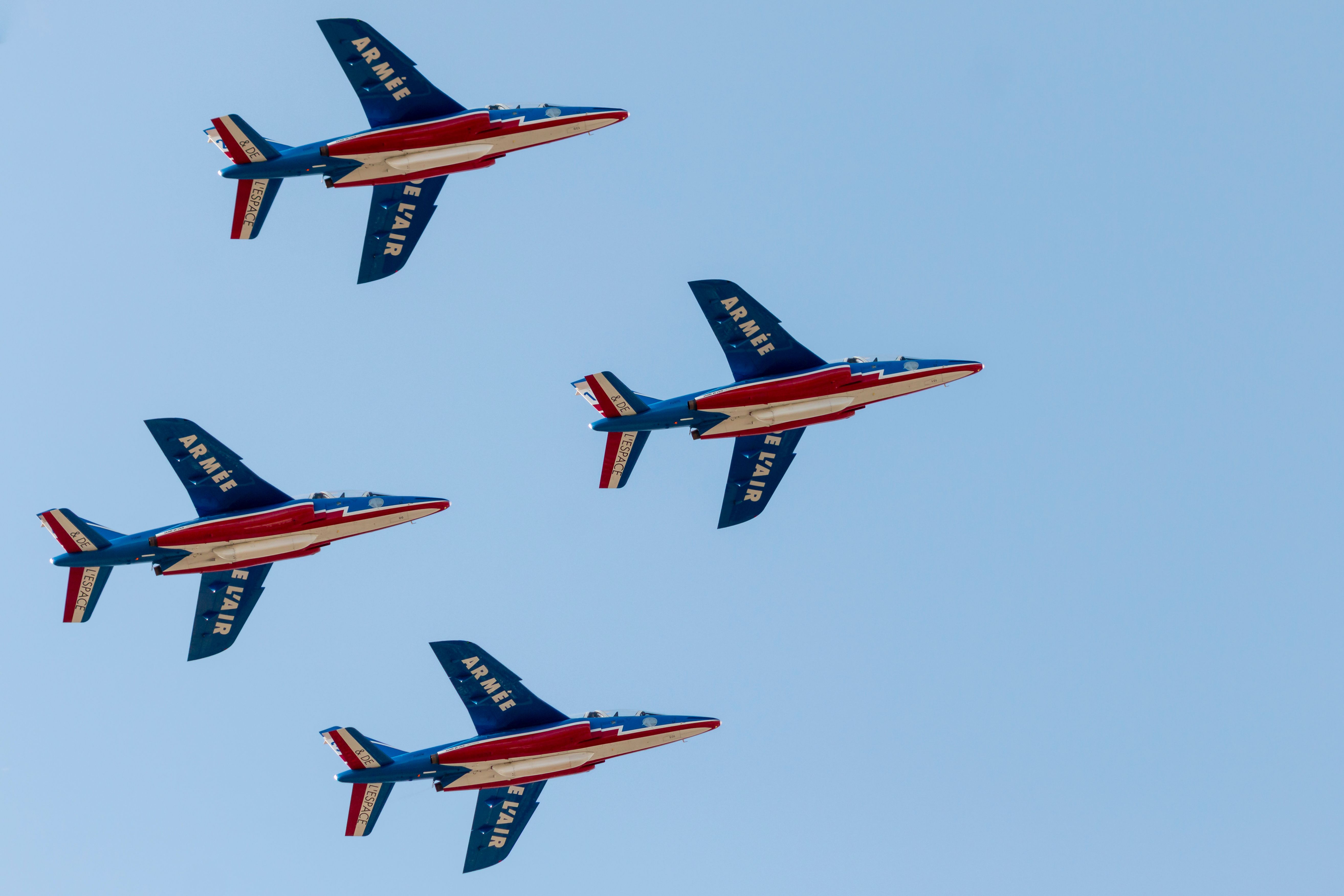 Patrouille de France Aerial Display in Bucharest · Free Stock Photo