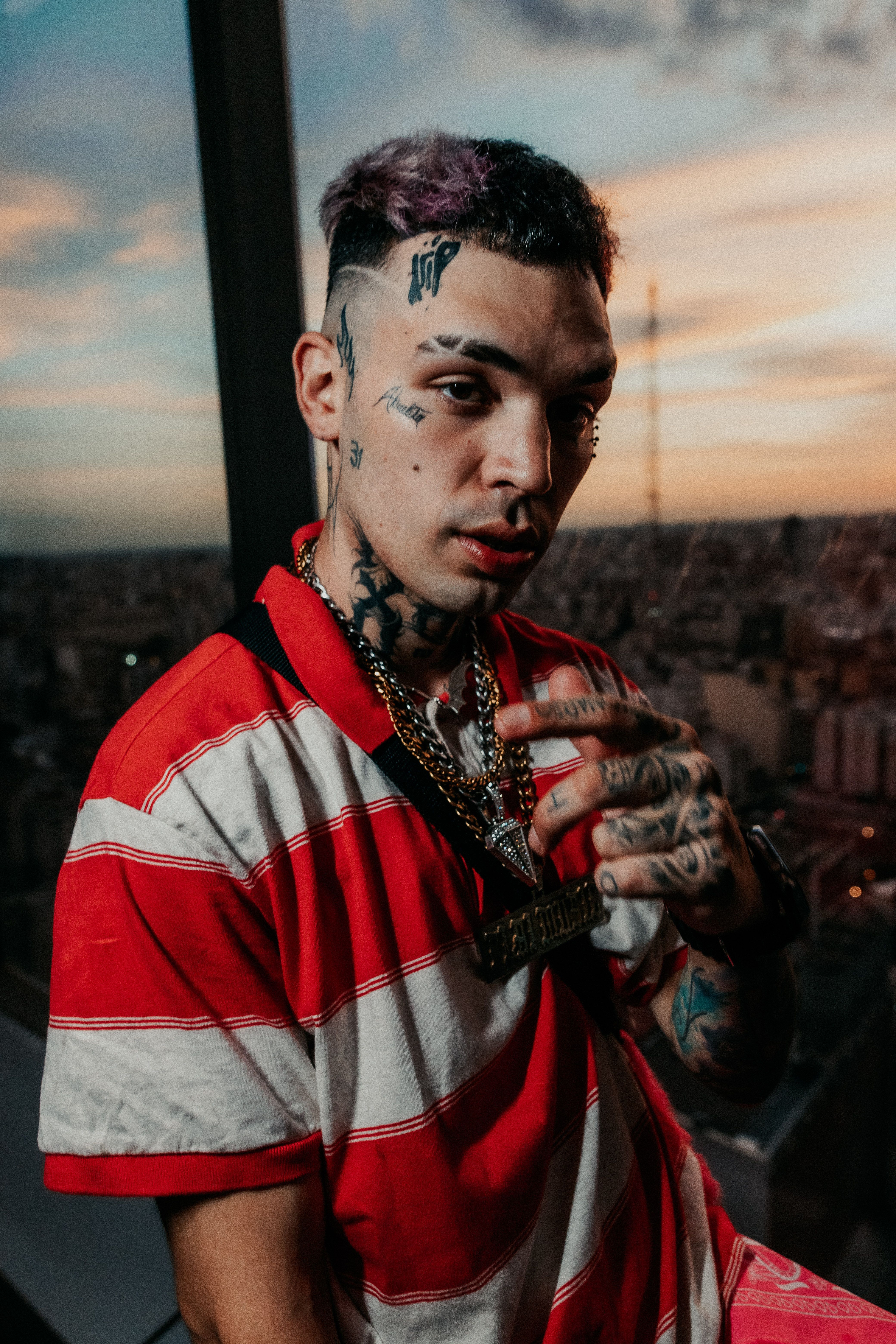 Tattoo Covered Person Posing with Arms Crossed in Defiant Pose · Free ...