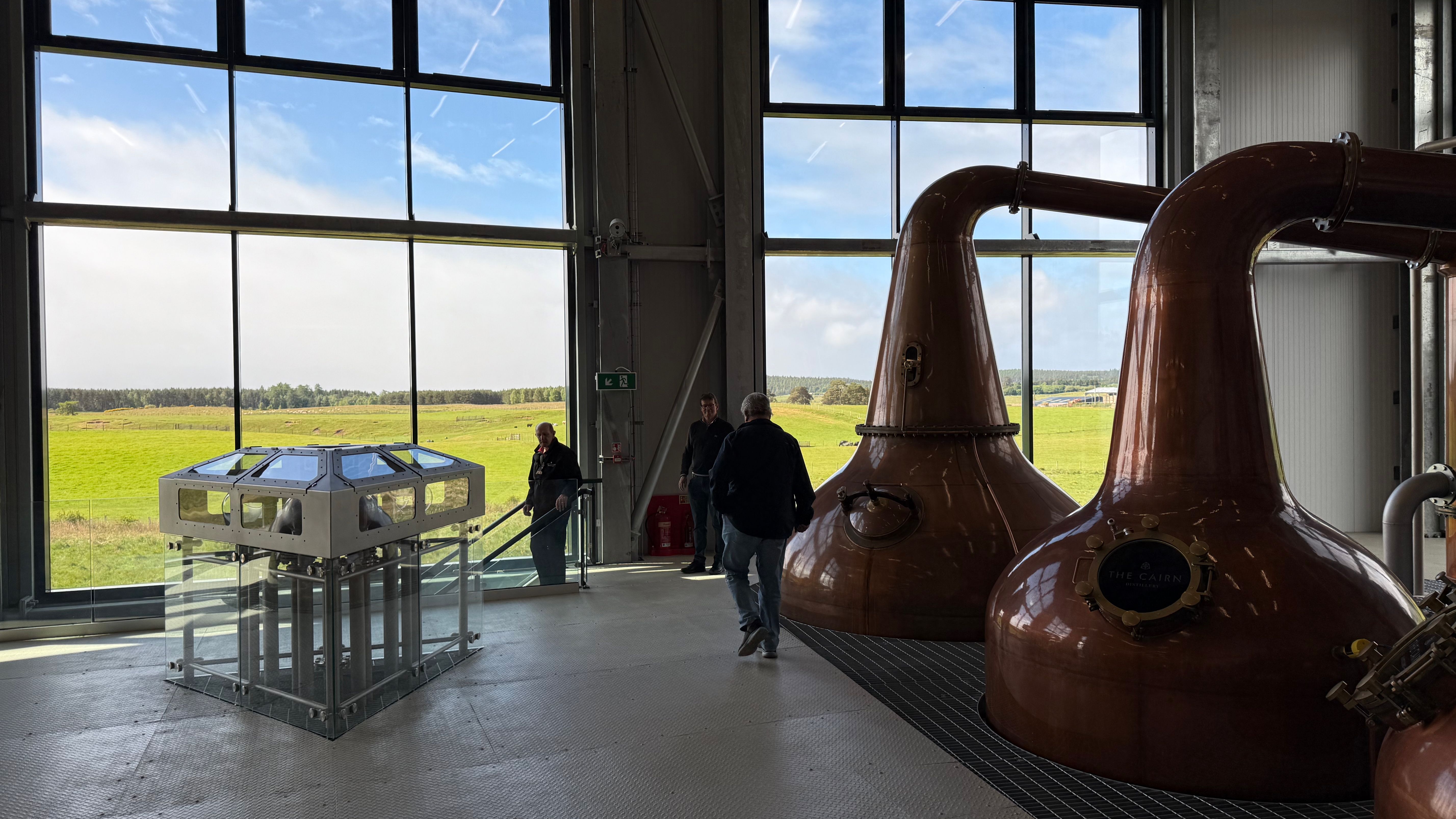 Industrial Distillery with Copper Stills and Large Windows · Free Stock ...